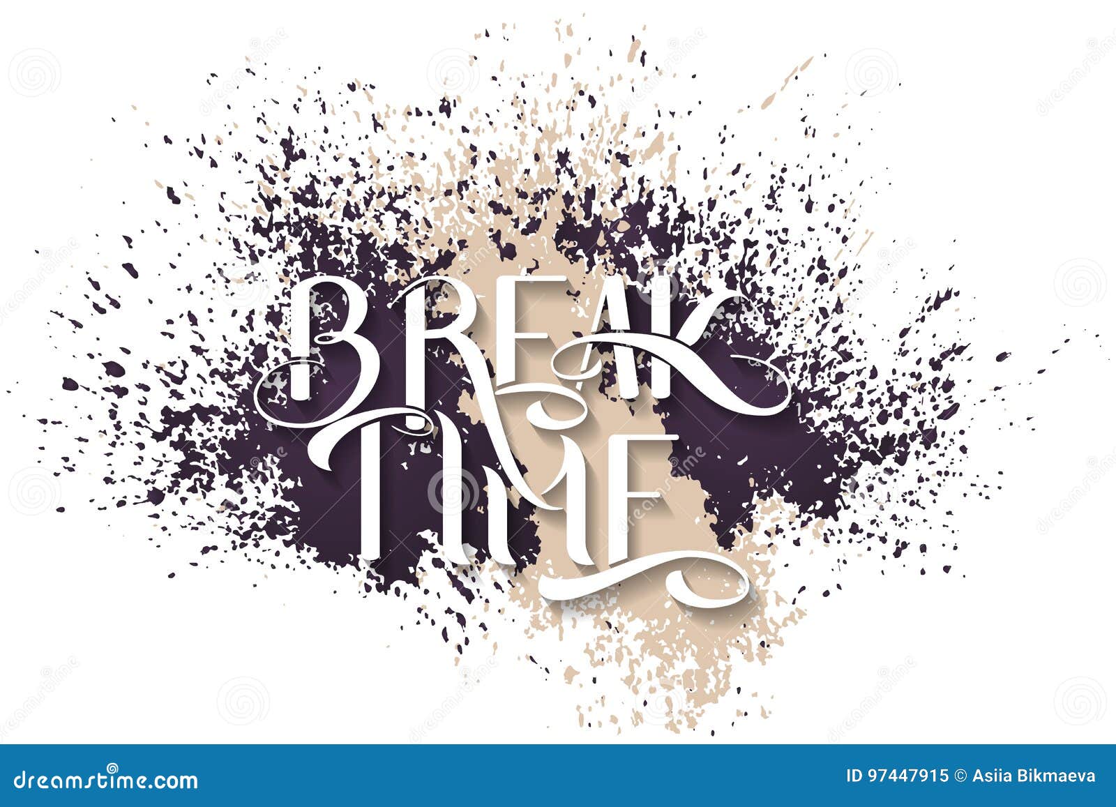 Handmade Calligraphy. Handwritten Stock Vector - Illustration of type ...