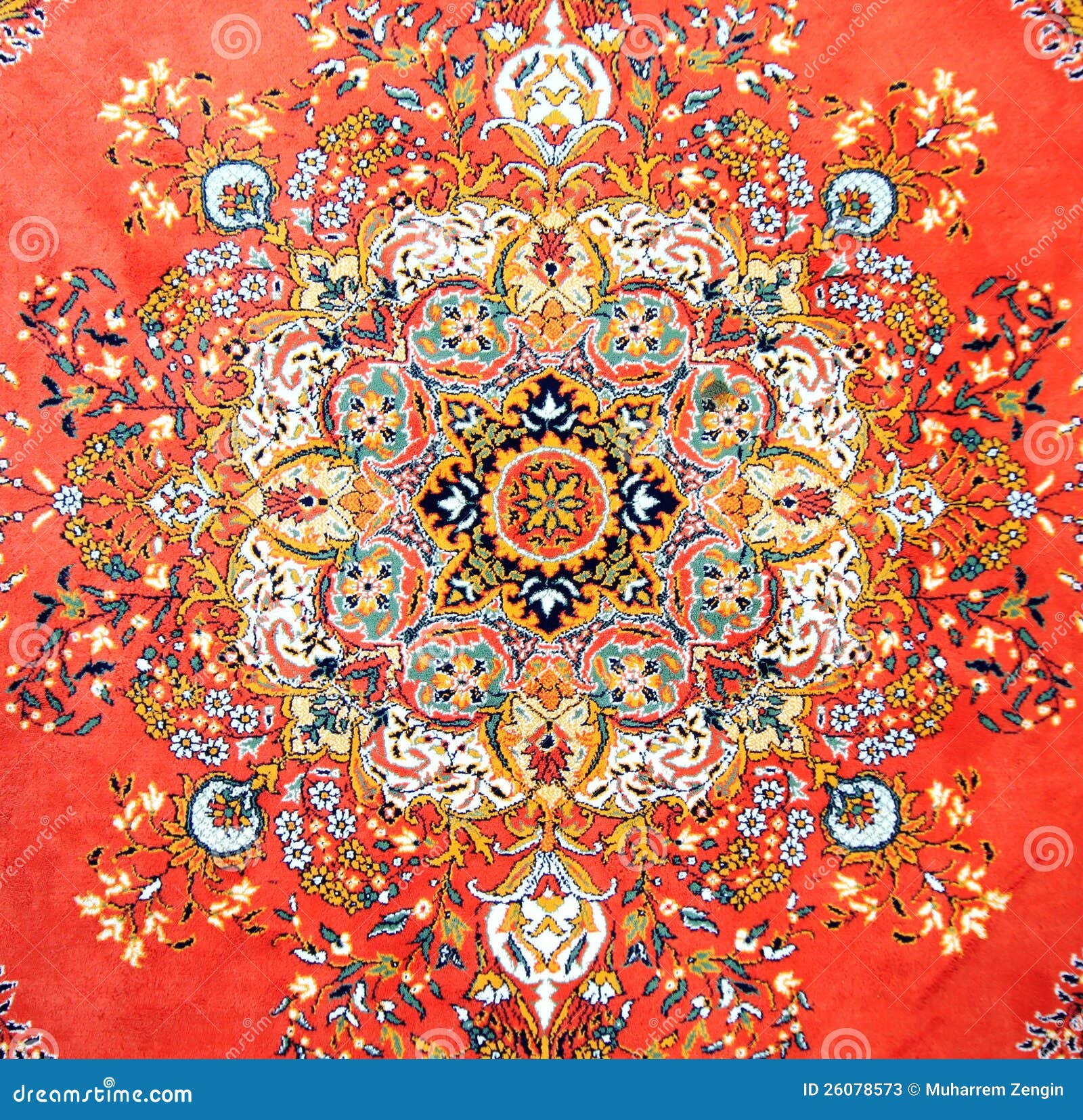 Handmade Carpet stock image. Image of persian, flower - 26078573