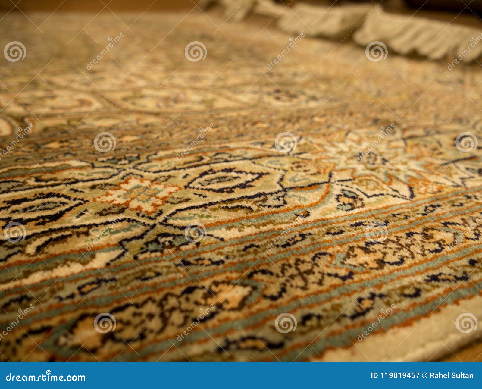 Handmade carpet stock image. Image of worker, india - 119019457