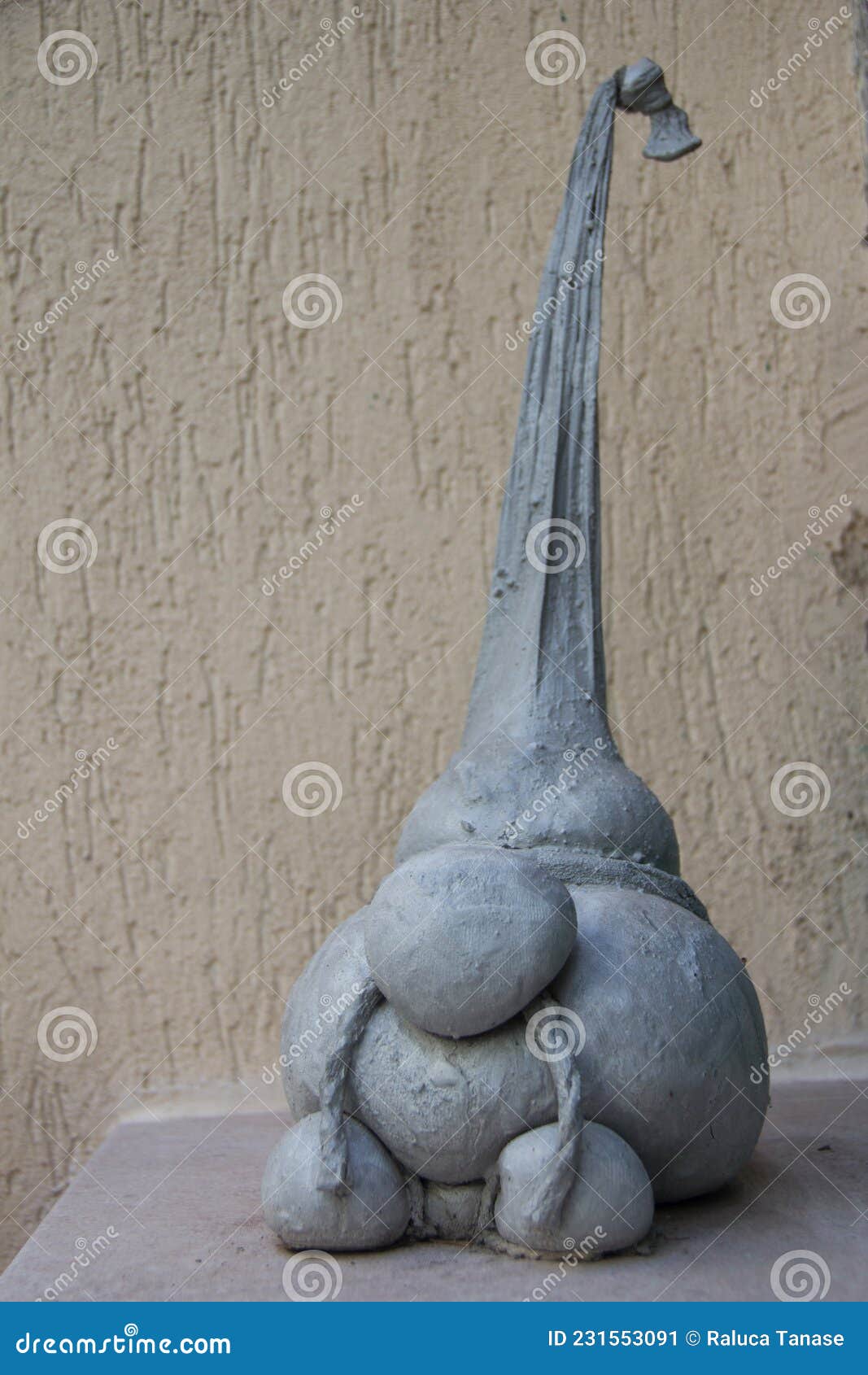 Handmade cement dwarf stock image. Image of design, trolls - 231553091