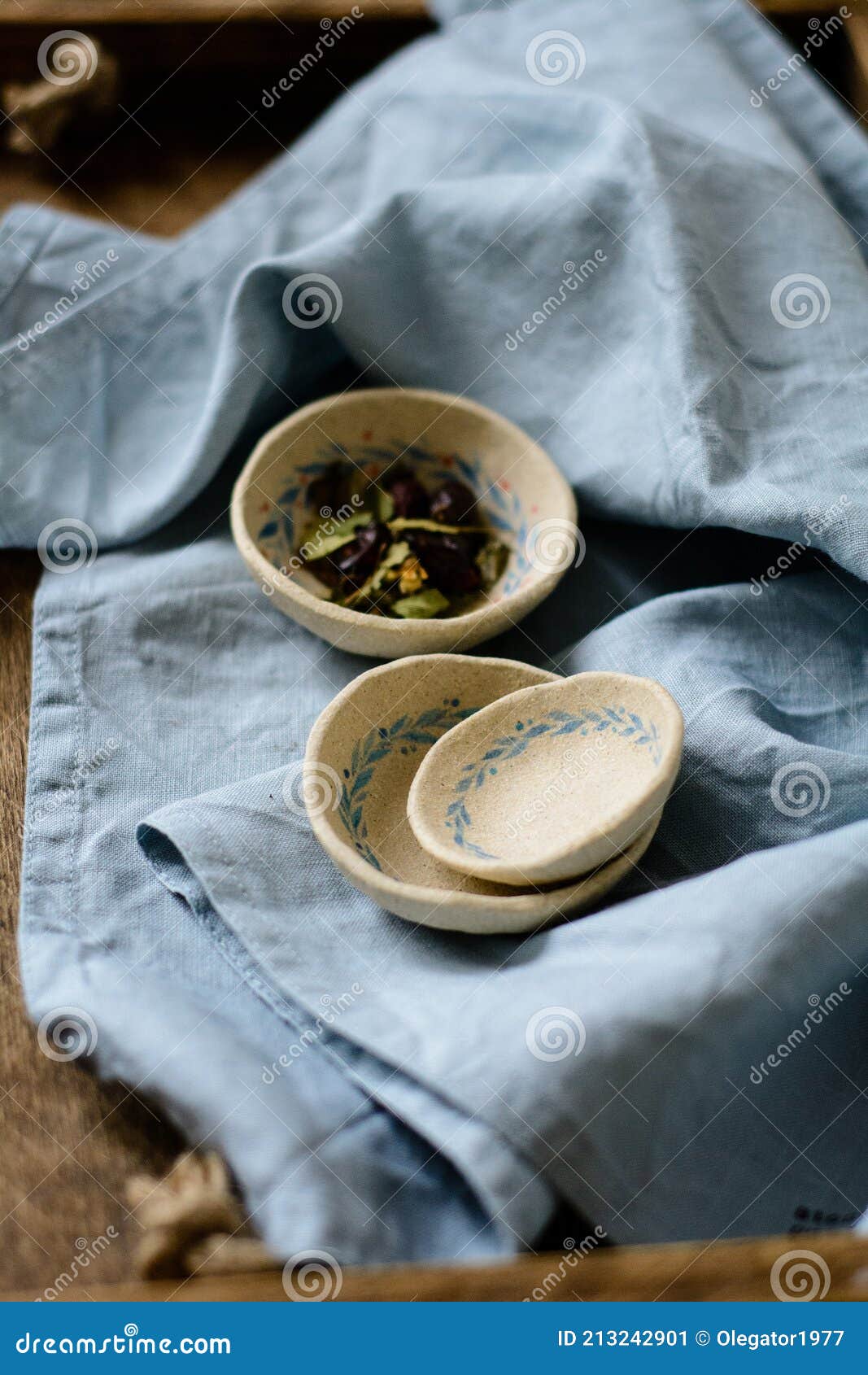 Handmade Ceramic Craft Ware. Bowls Stock Image - Image of hand ...