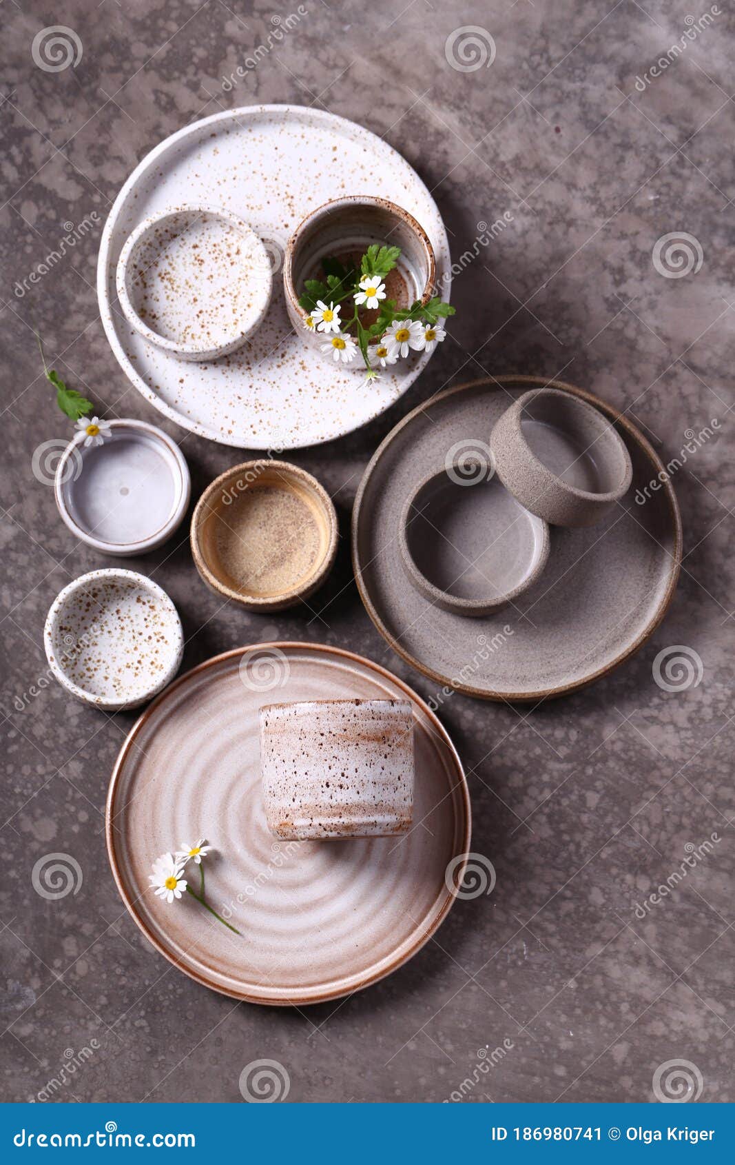 Handmade Ceramic Craft Ware Stock Image - Image of tableware, design ...