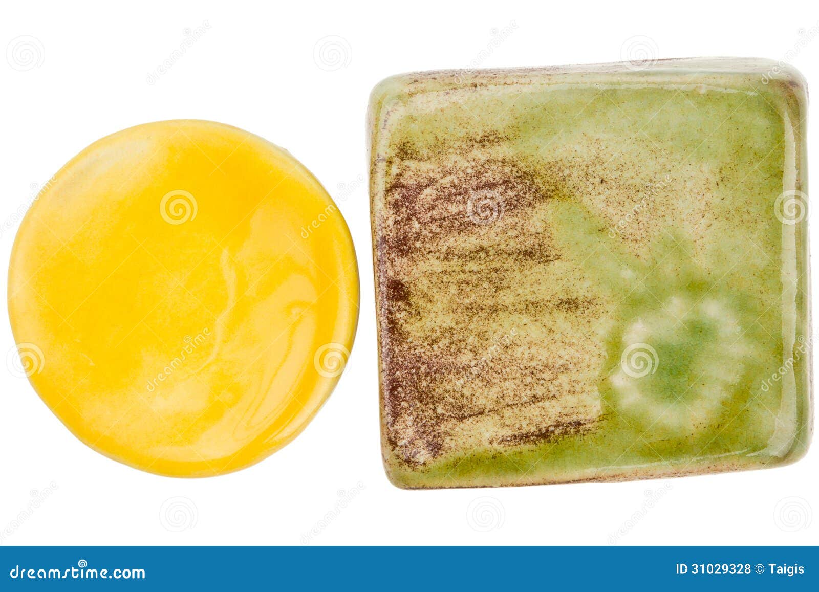 Handmade ceramic elements stock photo. Image of macro - 31029328