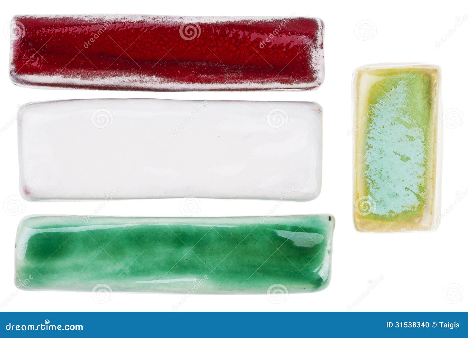 Handmade ceramic elements stock photo. Image of pastel - 31538340