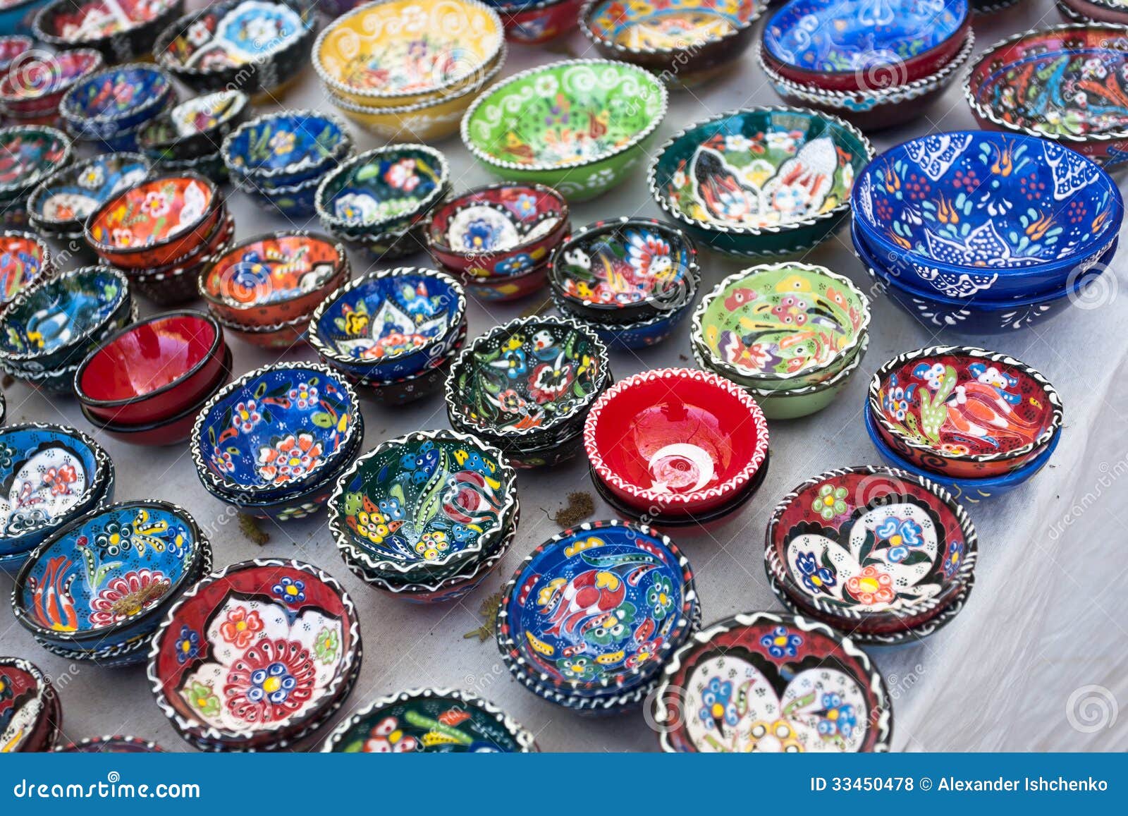 Handmade ceramics. stock photo. Image of handmade, east - 33450478