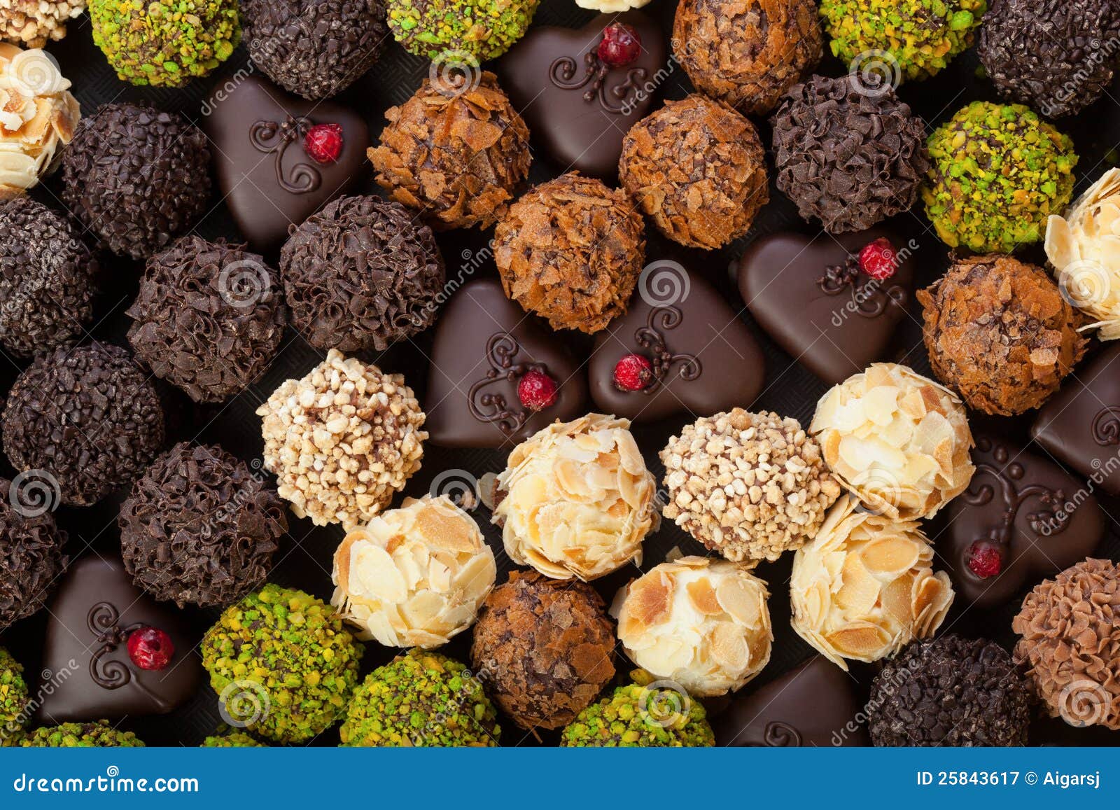 Handmade chocolates stock image. Image of gourmet, food - 25843617