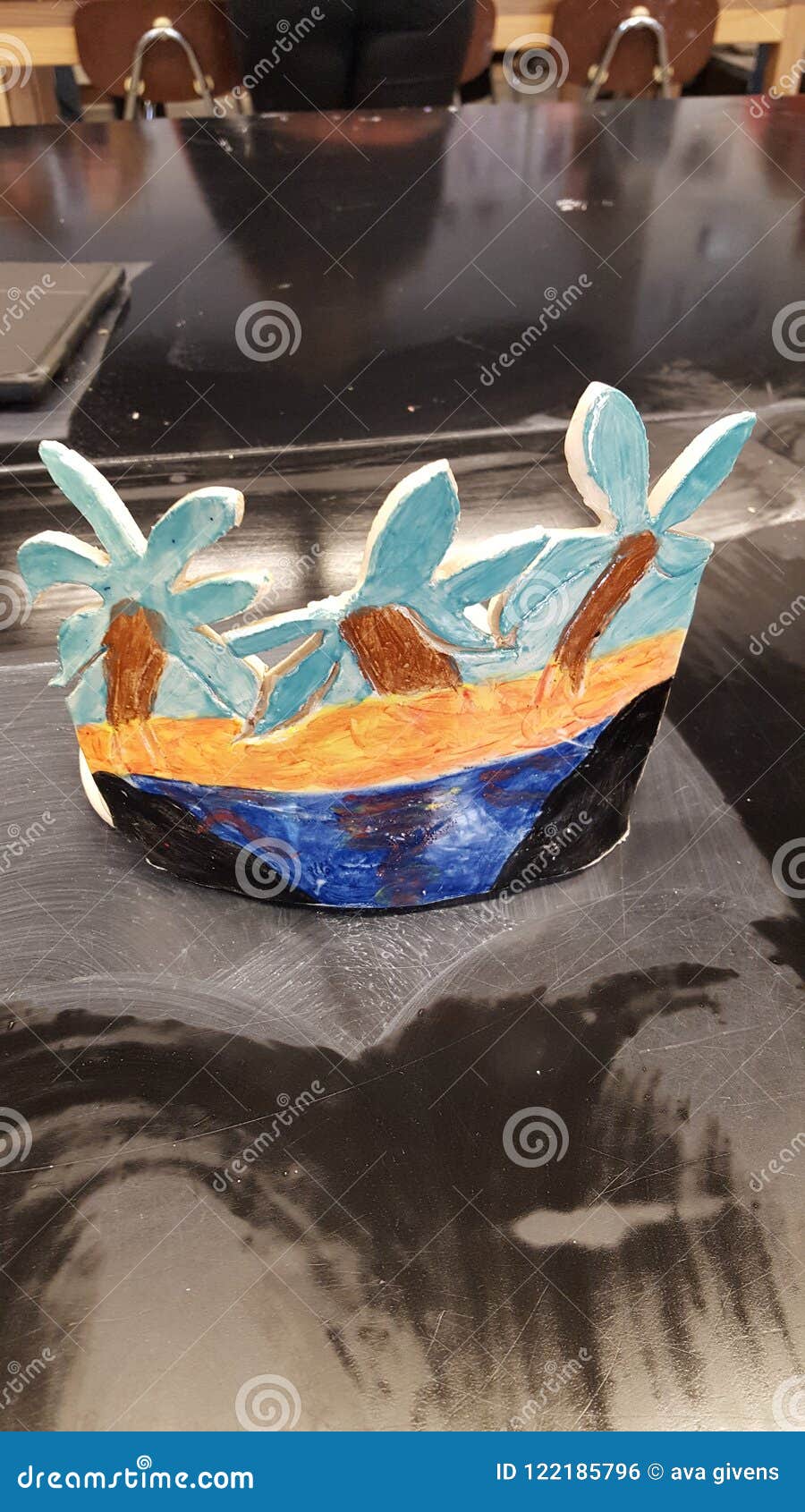 Crown stock photo. Image of palm, clay, trees, handmade - 122185796