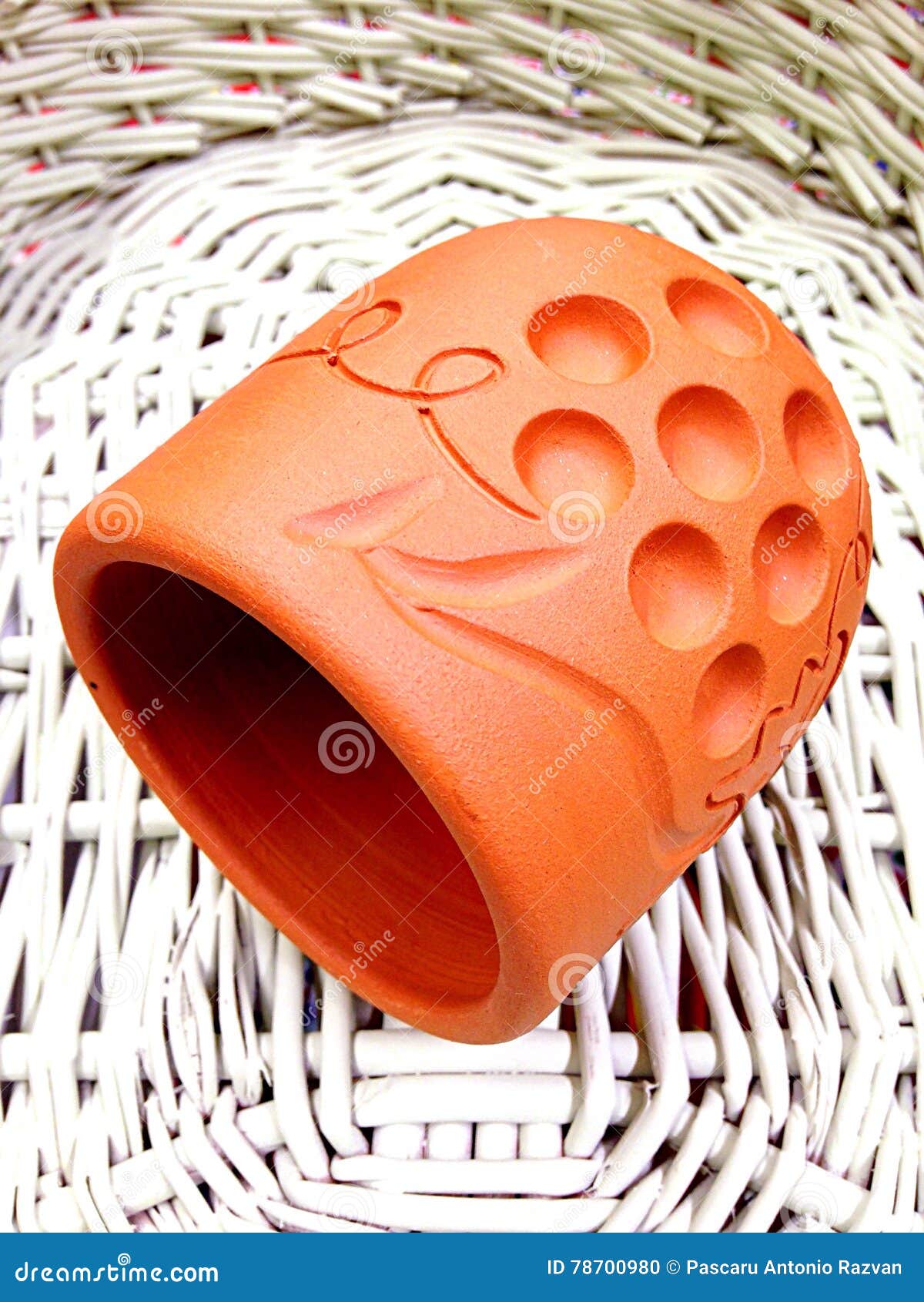 Handmade clay cup stock photo. Image of home, drink, romanian - 78700980