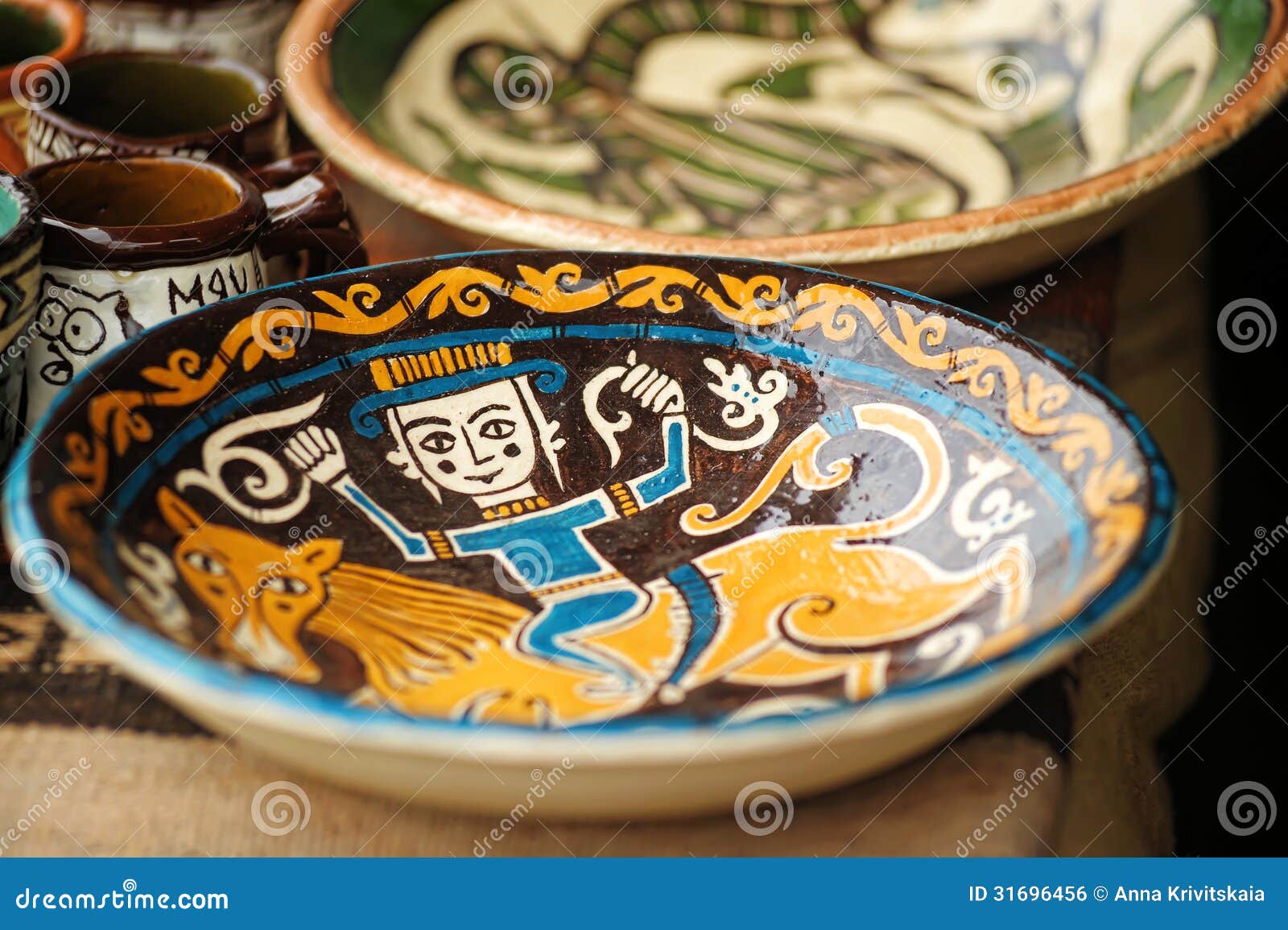 Handmade clay pots stock photo. Image of cook, europe - 31696456