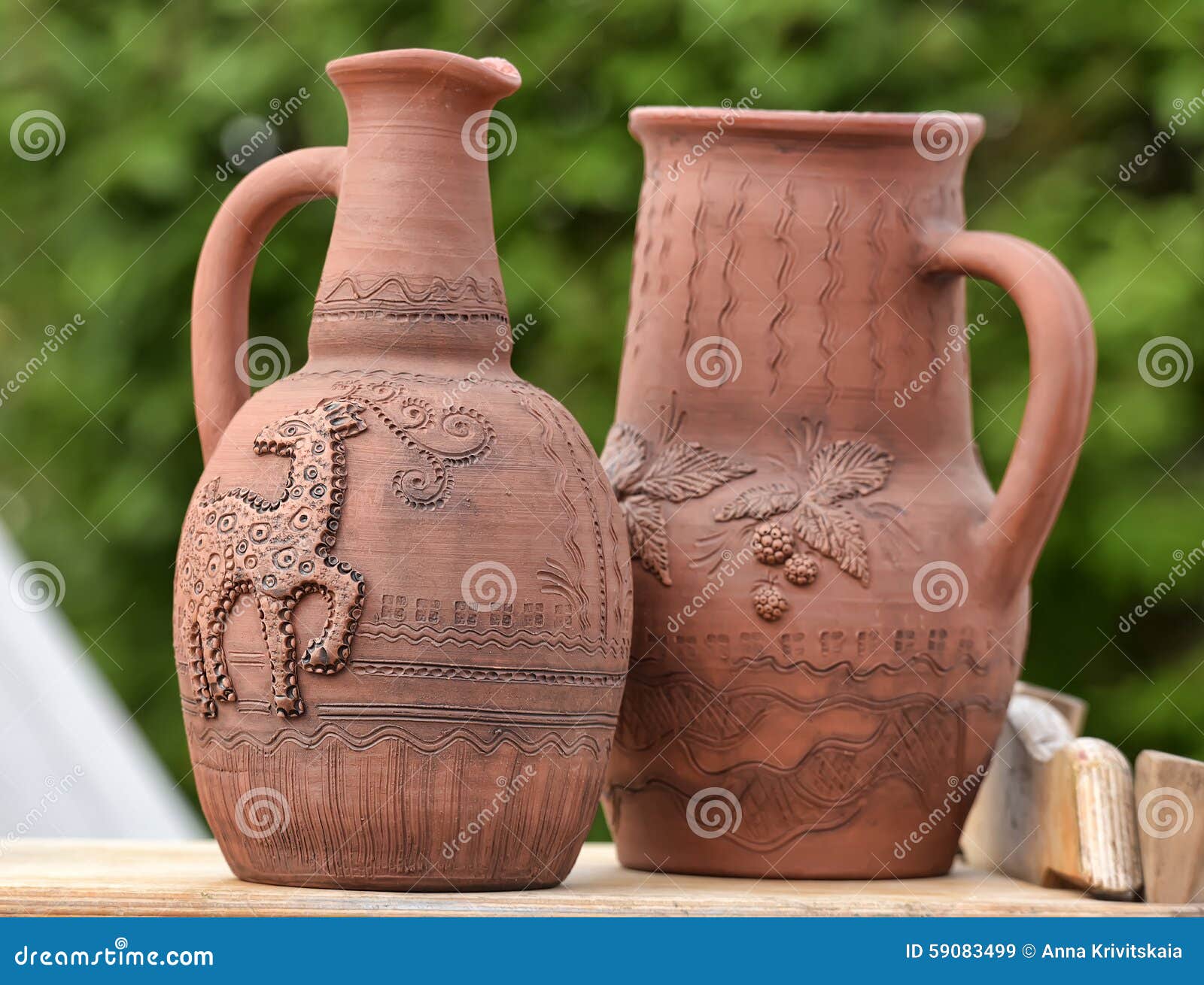 Handmade clay pots stock image. Image of ilocos, container - 59083499