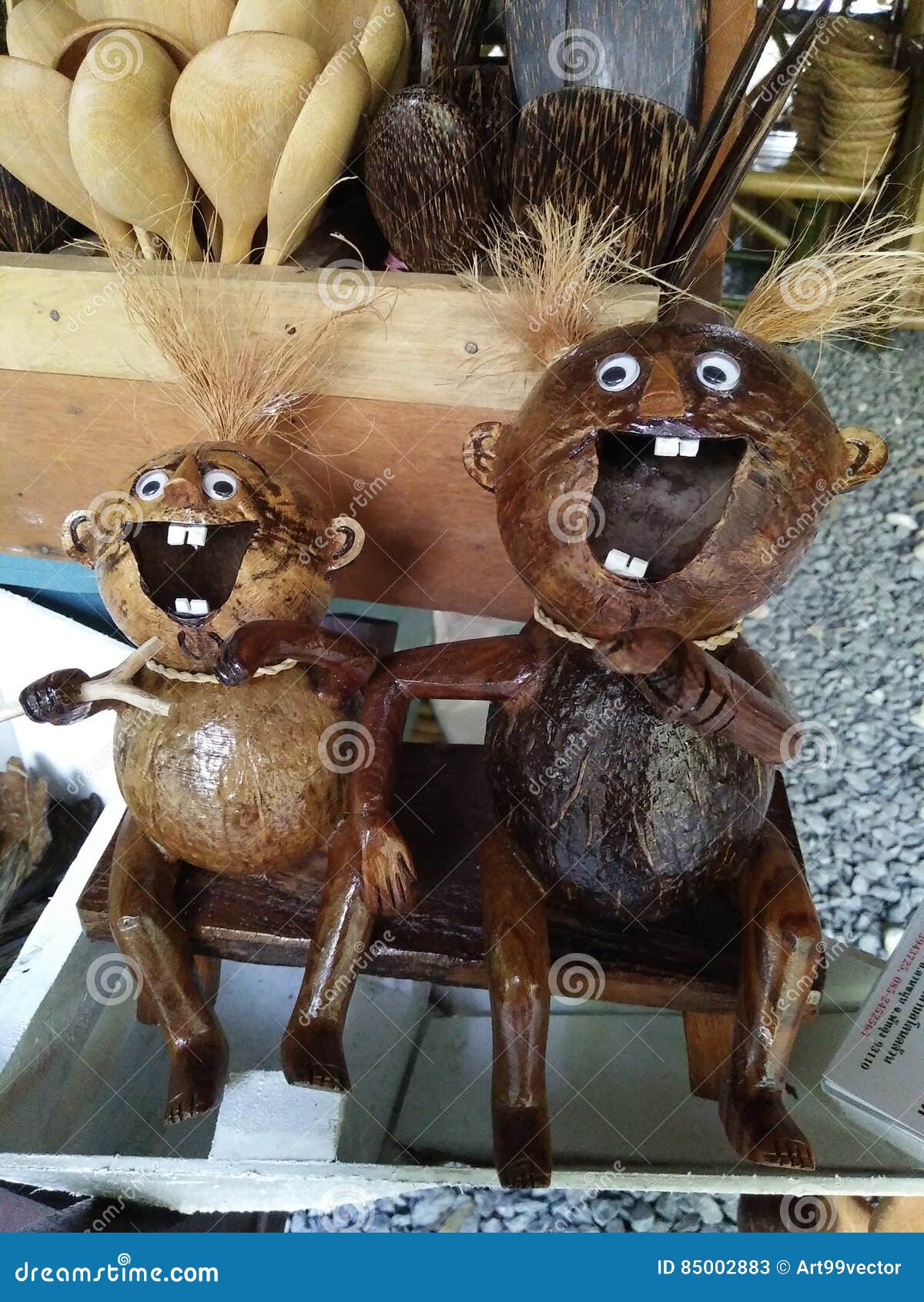 Handmade from coconut. stock image. Image of idea, handmade - 85002883