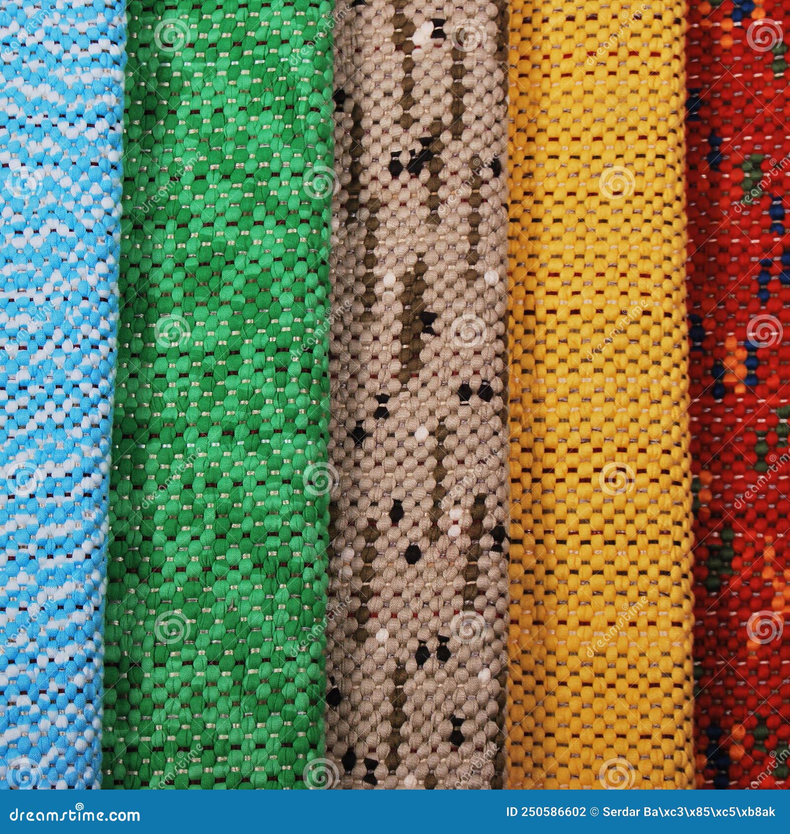 Handmade Colored Carpet and Rug Weavings, Colorful Rug Textures Stock ...