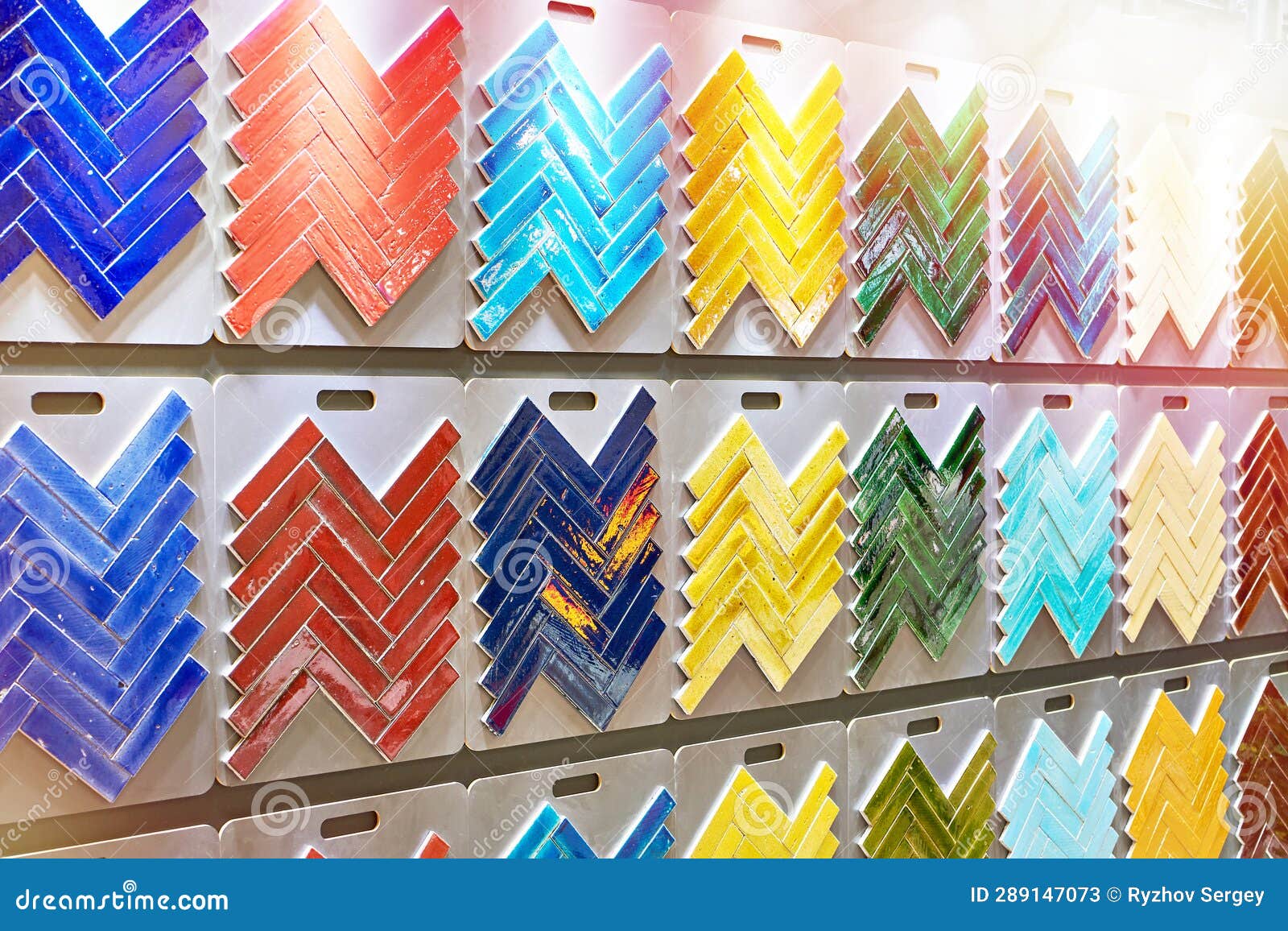 Handmade Colored Ceramic Tiles Stock Image - Image of handmade, wall ...