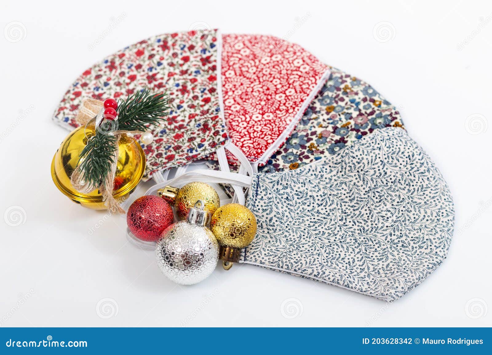 Handmade Colorful Face Masks Stock Photo - Image of home, mask: 203628342