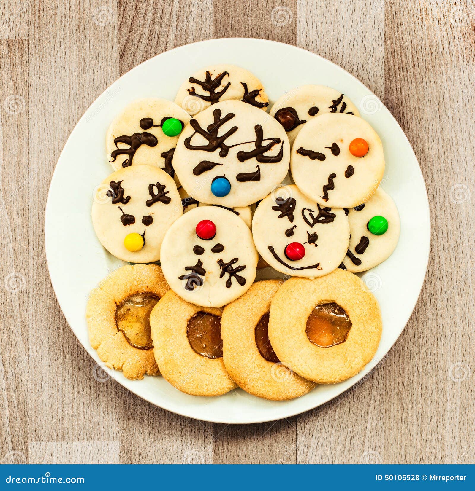 Handmade cookies stock photo. Image of hand, assorted - 50105528