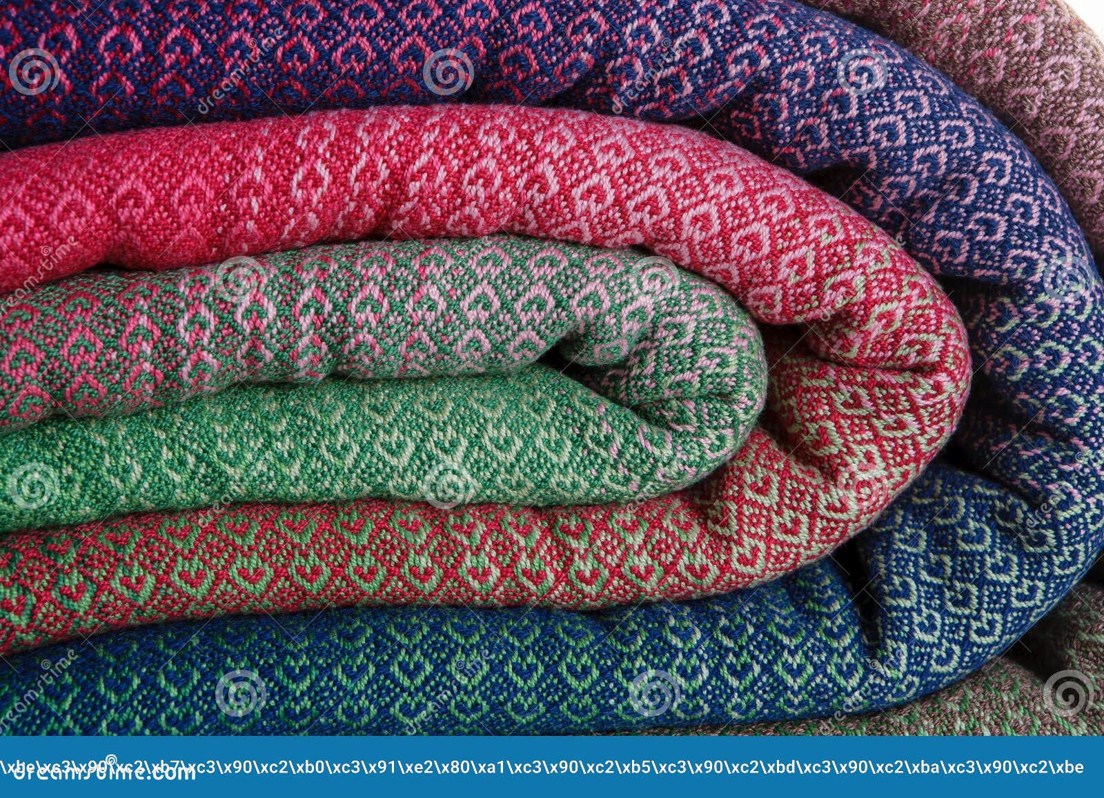 Handmade cotton warp stock image. Image of spectrum, textile - 53588693