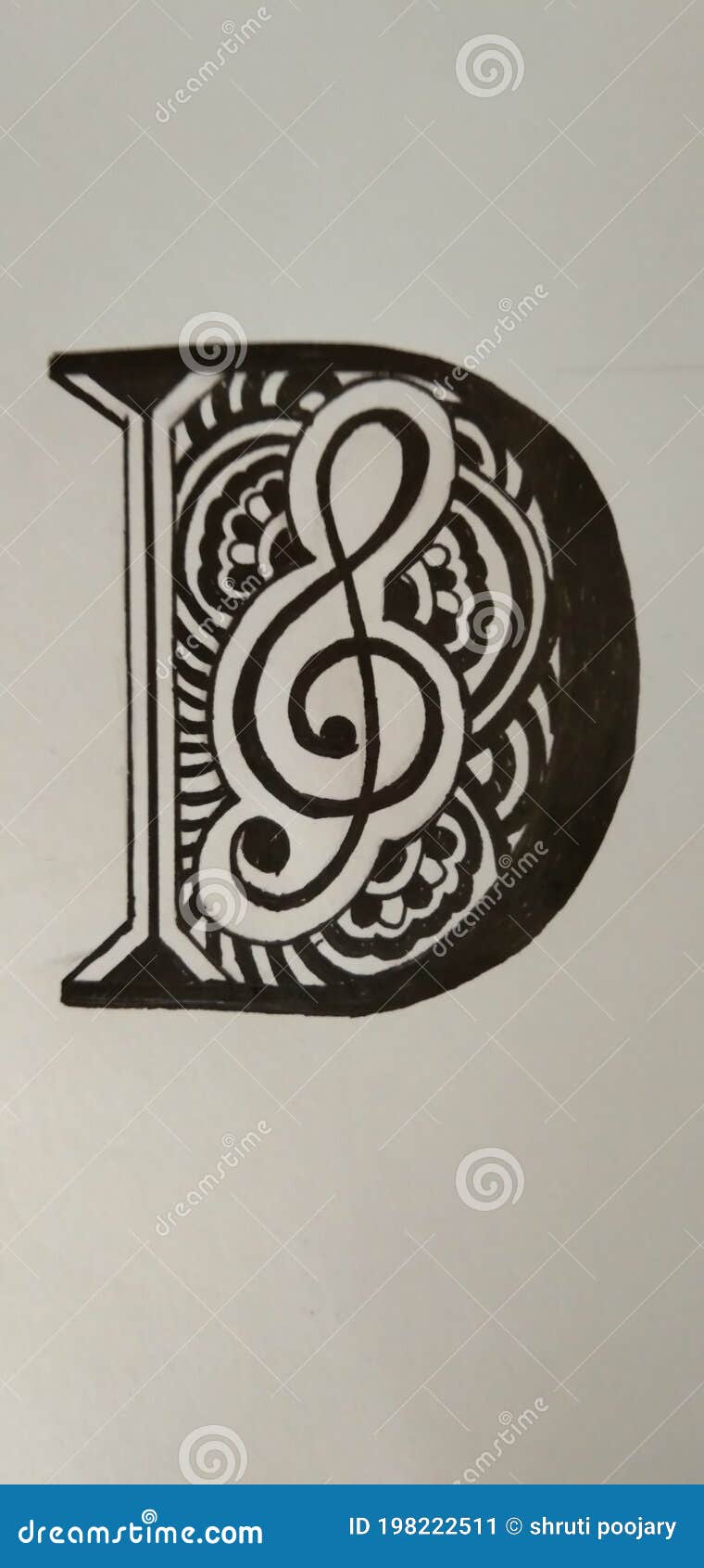 Handmade design for D stock image. Image of carving - 198222511