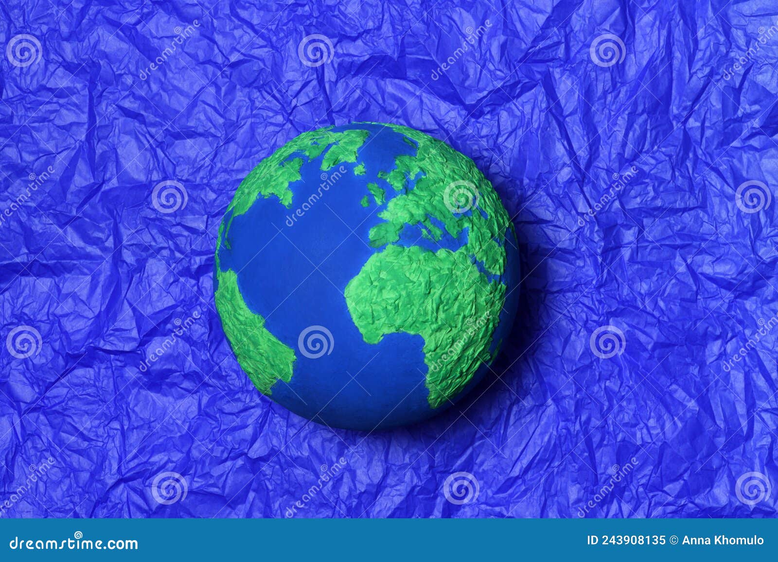 Handmade Earth model stock image. Image of save, peace - 243908135