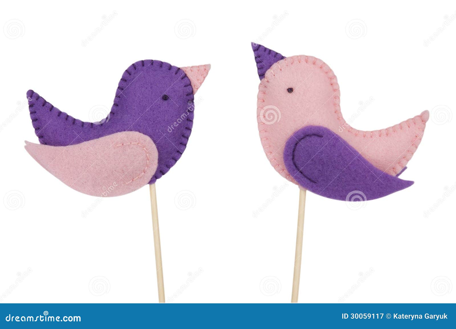 Handmade birds stock image. Image of path, craft, homemade - 30059117