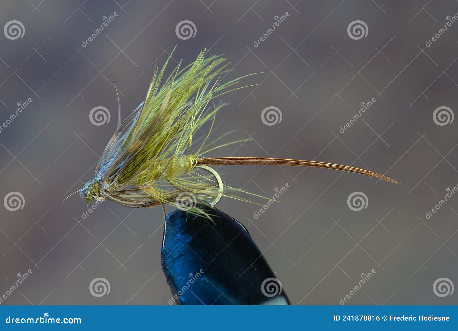 Example of Handmade Fishing Fly, Fly Tying Stock Photo - Image of ...