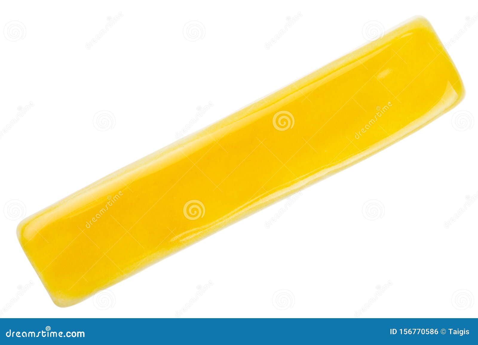 Handmade Glazed Yellow Ceramic Tile Stock Photo - Image of background ...