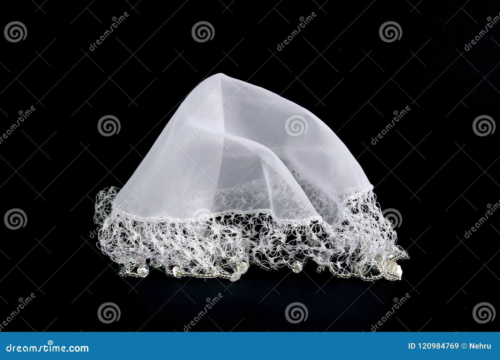 Handmade Handkerchief Used for Dancing on a Turkish Wedding Stock Image ...