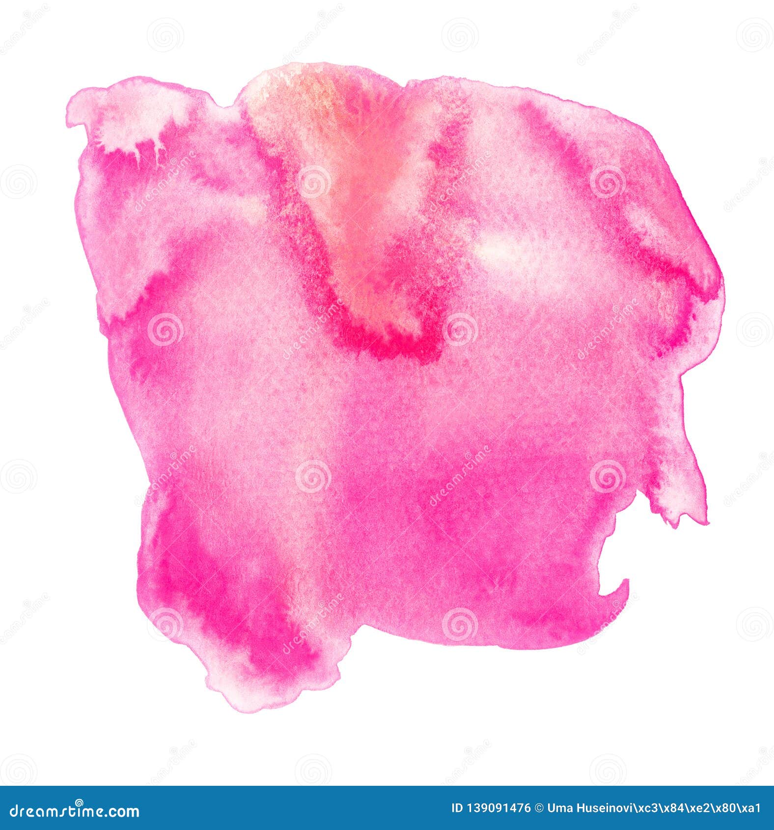 Massive Splatter of Pink Watercolor Stock Illustration - Illustration ...