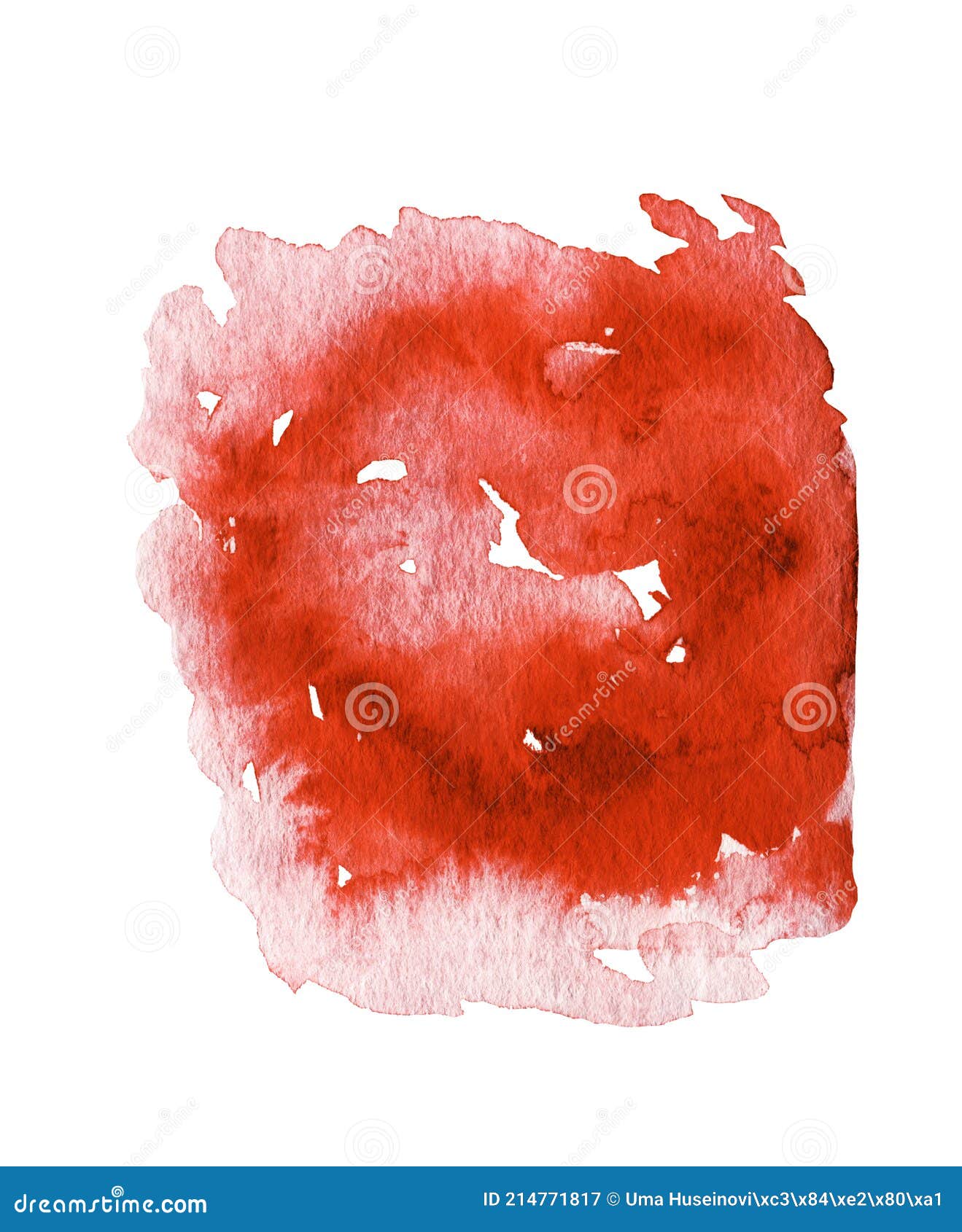 A Blob of Red Watercolor stock illustration. Illustration of effect ...
