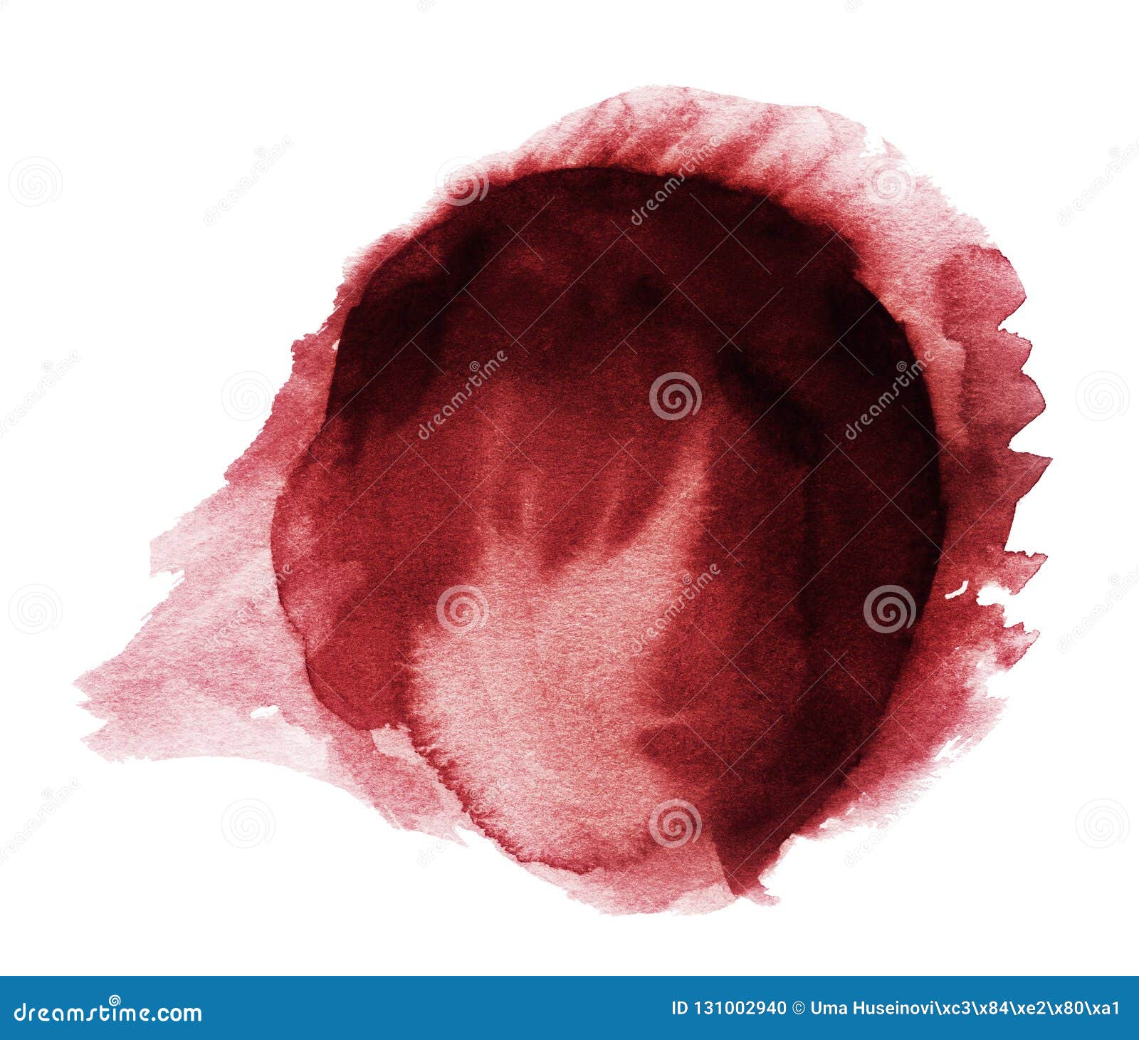 Massive Splatter of Dark Red Watercolor Stock Illustration ...