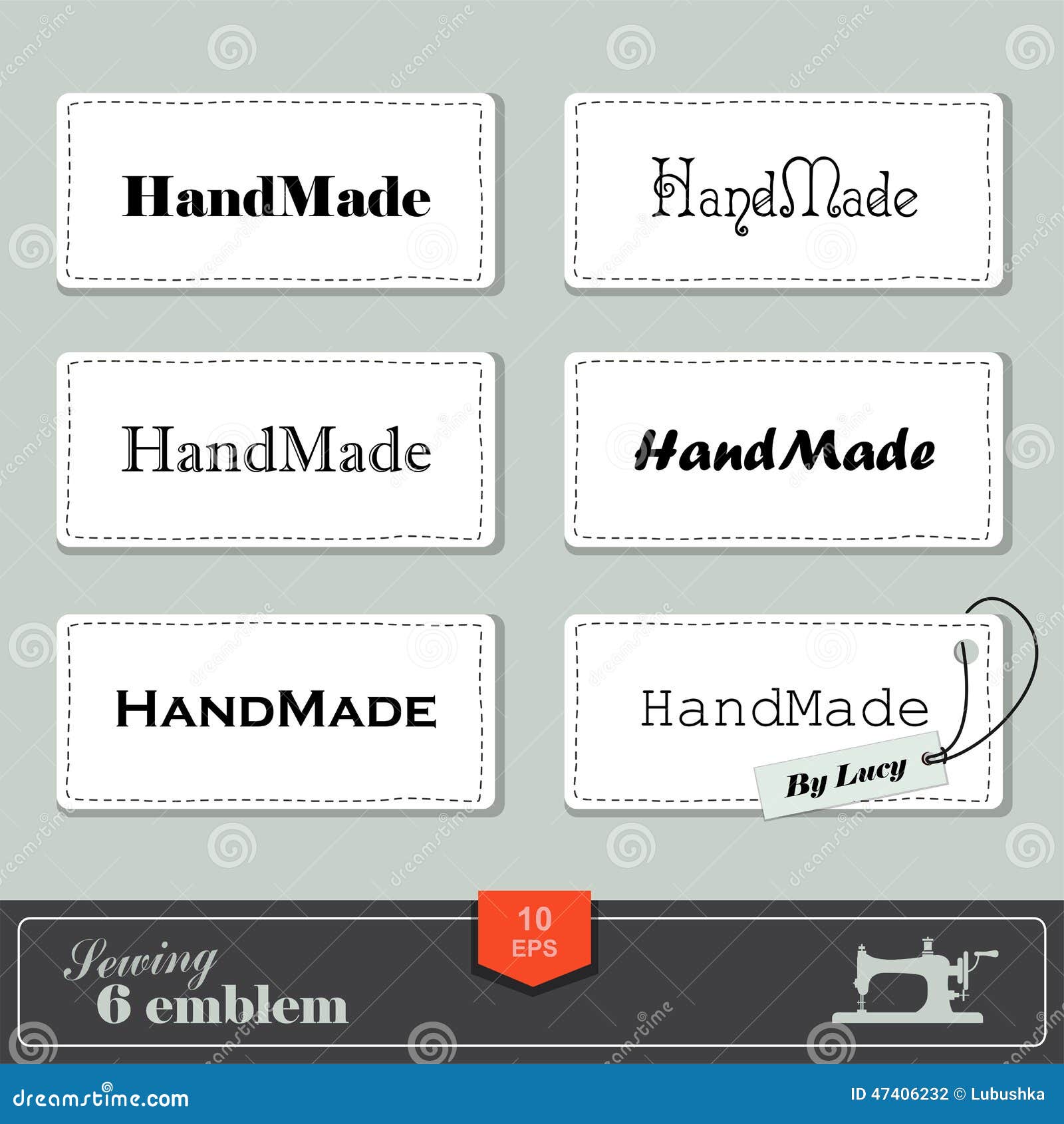 Handmade stock vector. Illustration of knitting, handicraft - 47406232