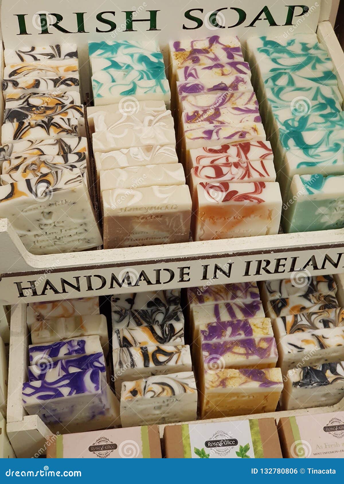 Handmade Irish soap editorial photo. Image of colours - 132780806