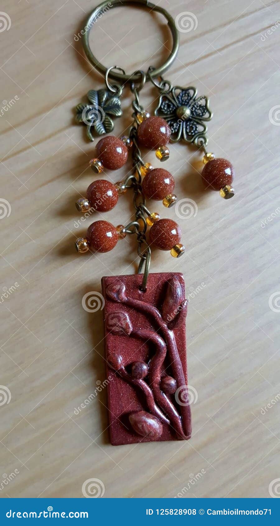 Handmade Keychain stock photo. Image of handbag, gift - 125828908