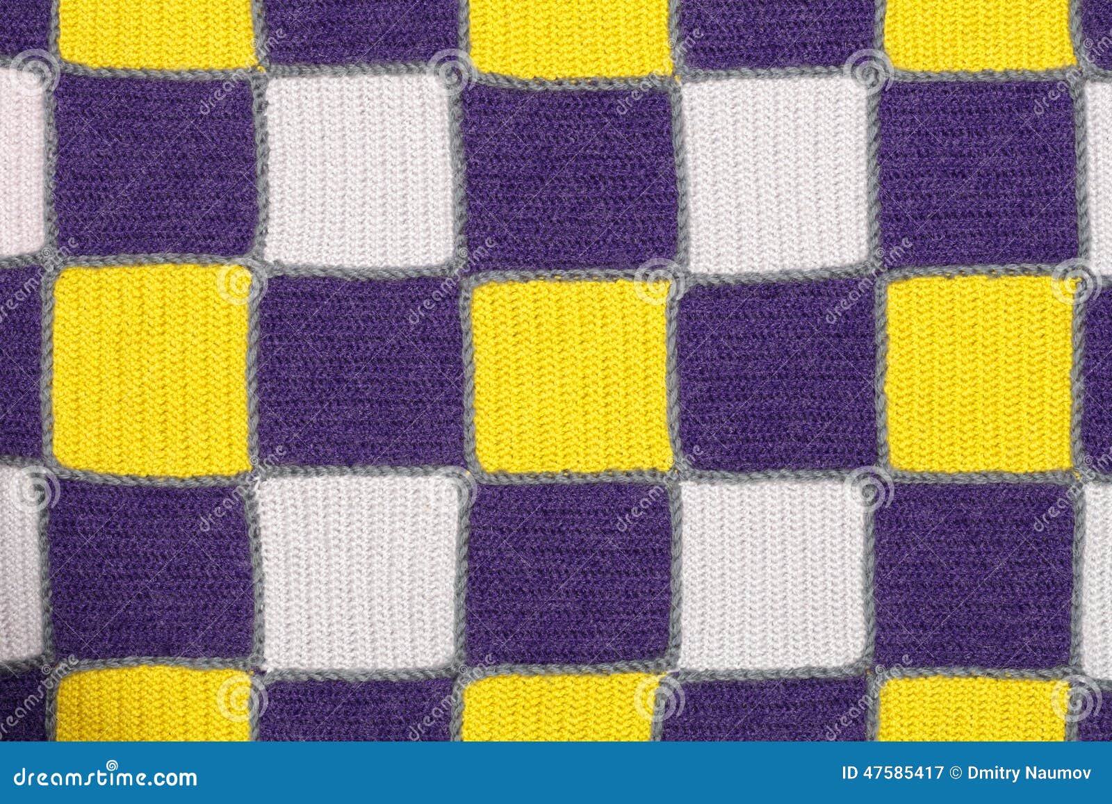 Handmade Knitted Fabric Cloth Sample Stock Image - Image of blanket ...