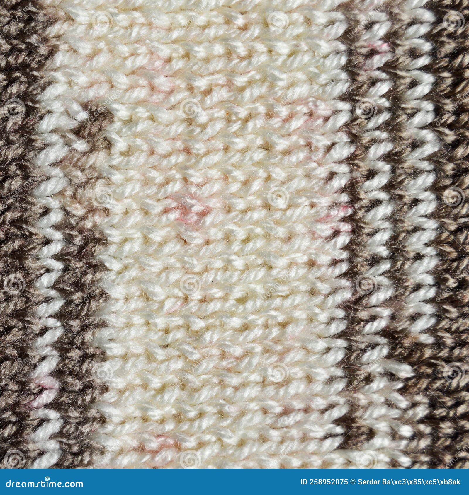 Handmade Knitted Fabric Grey Wool Background Texture Stock Image ...