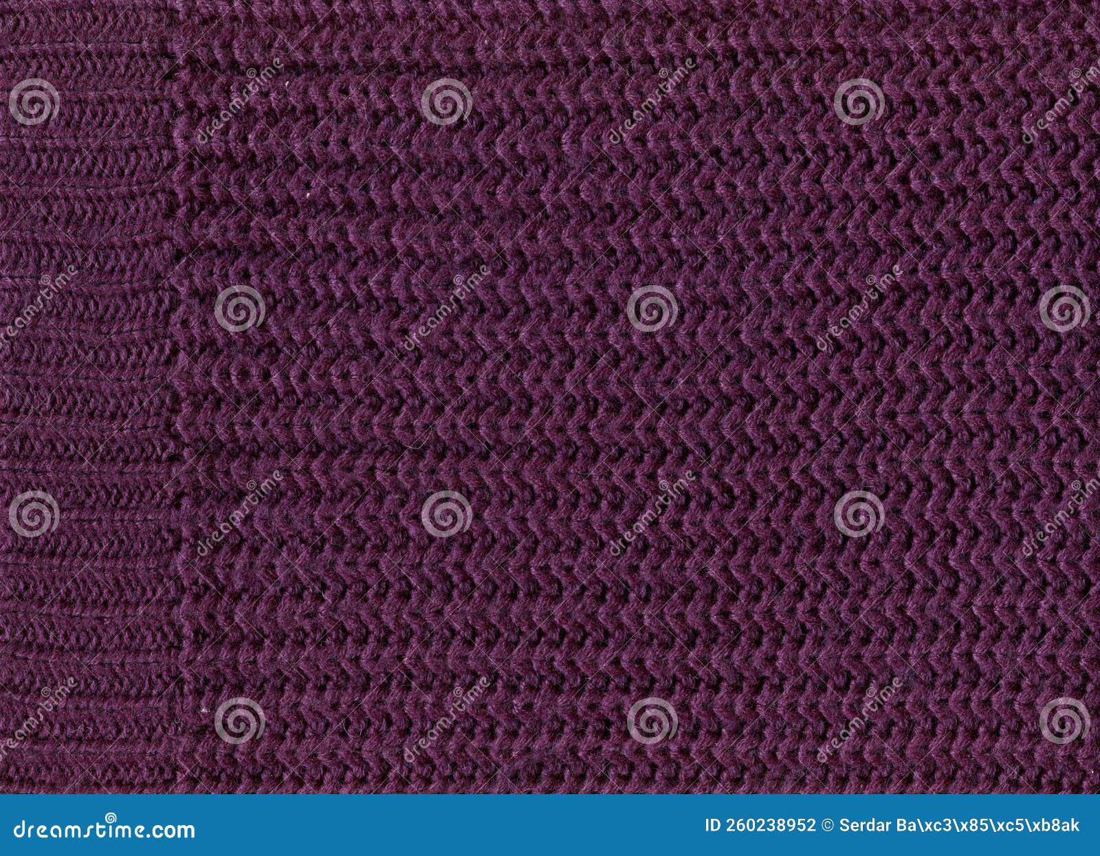 Handmade Knitted Fabric Purple Wool Background Texture Stock Photo ...