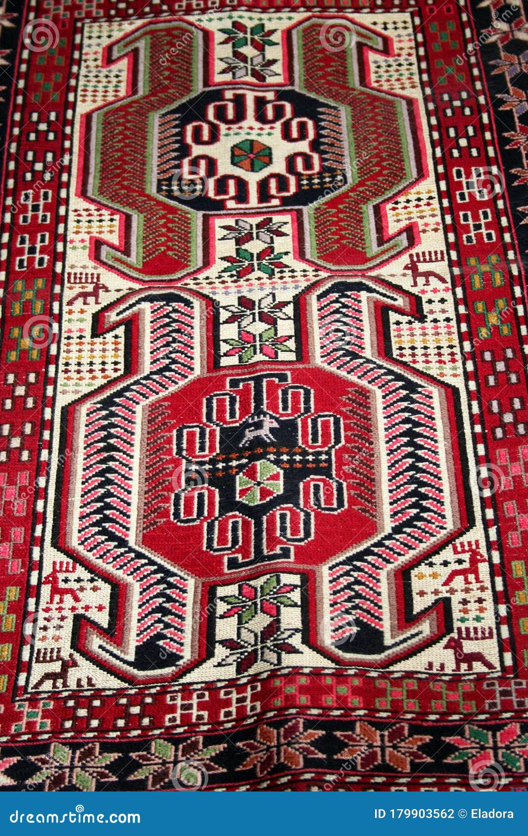 Turkish Carpet Pattern As Background Stock Photo - Image of handmade ...