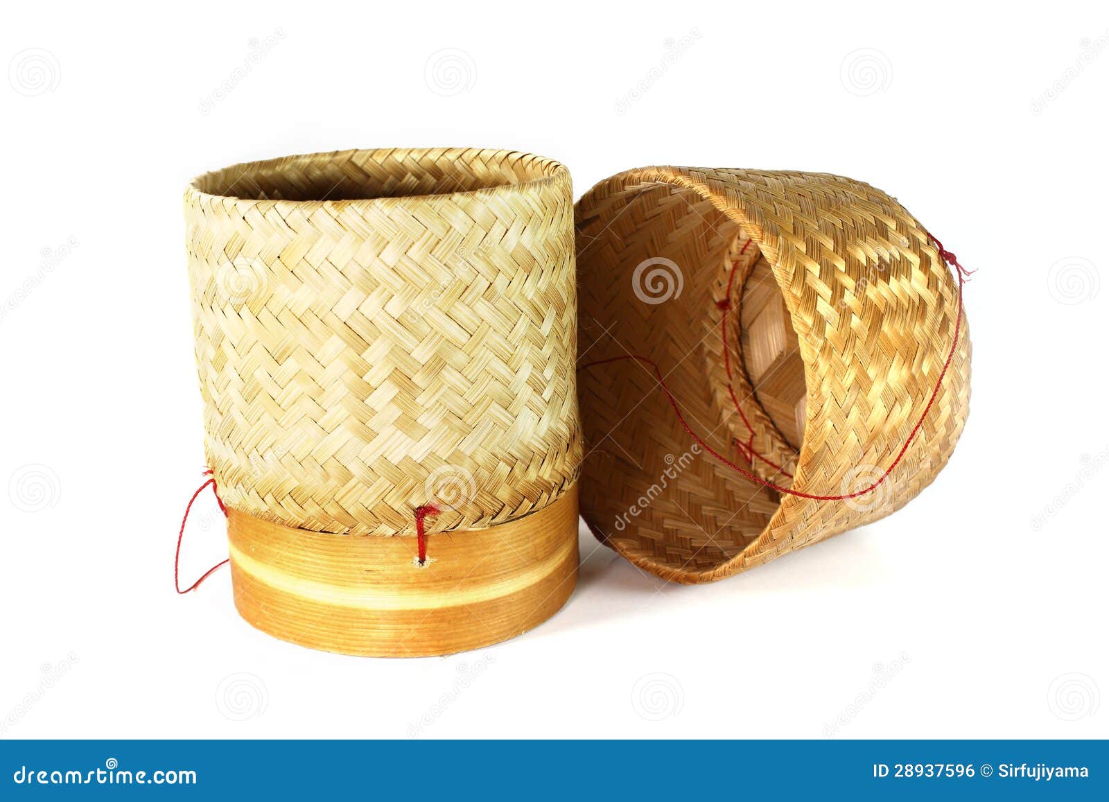 Handmade Kratip isolated stock photo. Image of rice, thailand - 28937596