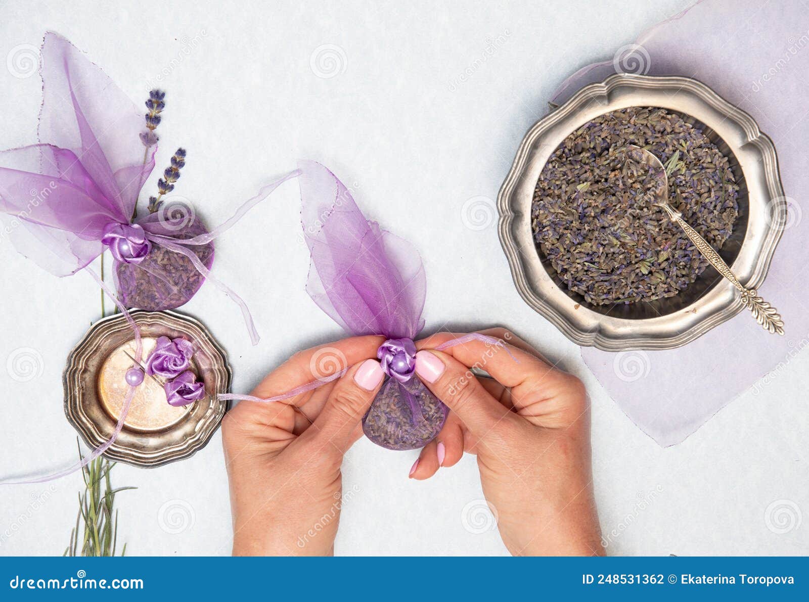 Handmade Lavender Sachet DIY, Step by Step Instructions, Step Seven ...