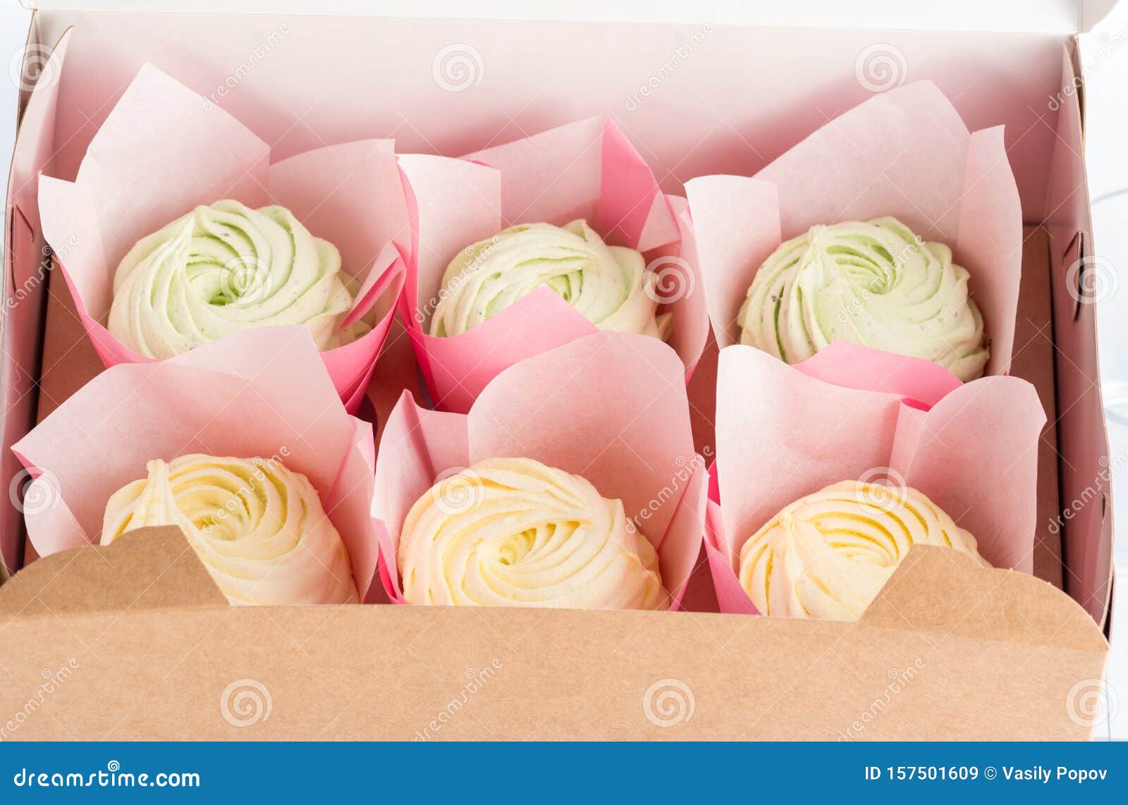 Handmade Marshmallows from Natural Ingredients Isolated Stock Image ...