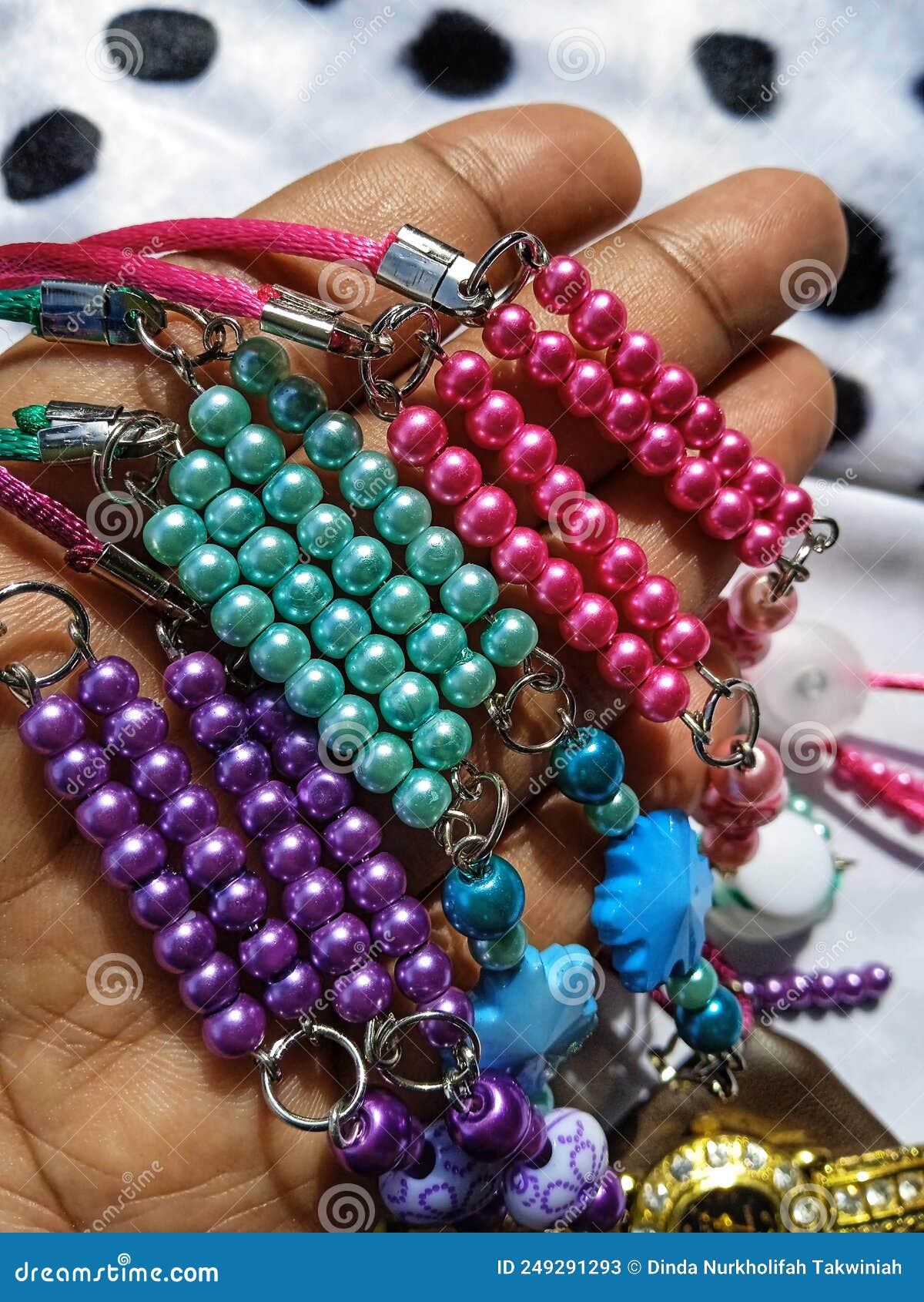 Handmade Mask Strap Made of Beads with Unique Shapes in Various Colors ...