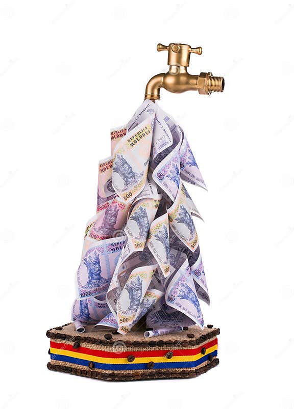 Handmade money tree. stock photo. Image of design, present - 42922406