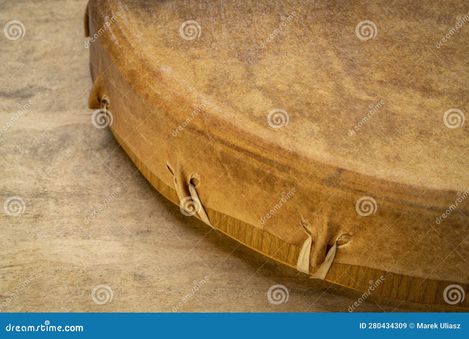 Handmade, Native American Style, Shaman Frame Drum Stock Image - Image ...