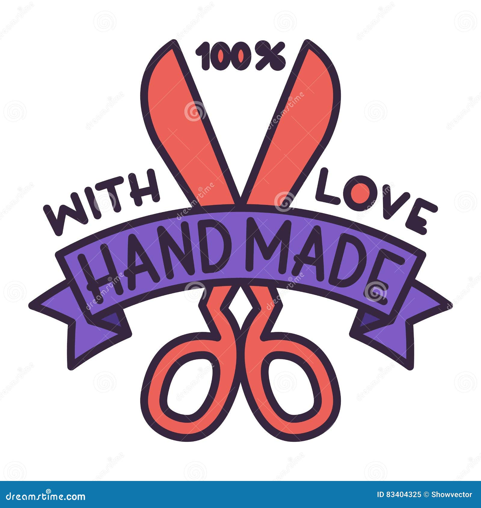 Handmade Needlework Badge Logo Vector Stock Vector - Illustration of ...