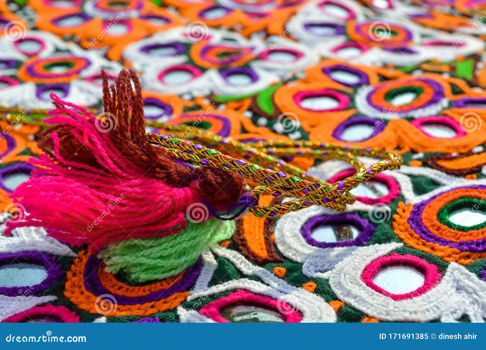 Handmade Needlework and Embroidery Rope Close Up View,embroidery Design ...