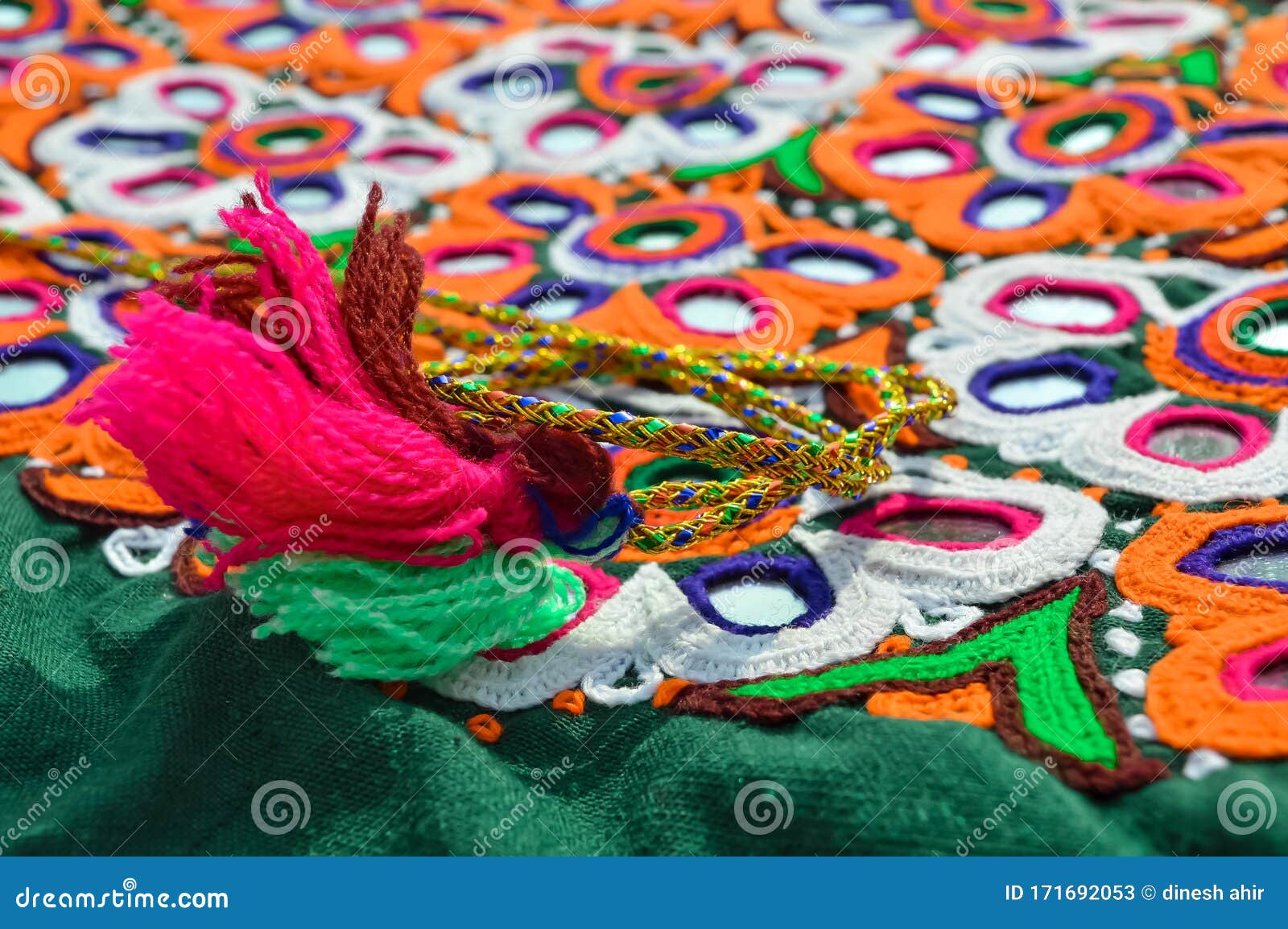 Handmade Needlework and Embroidery Rope Close Up View,embroidery Design ...