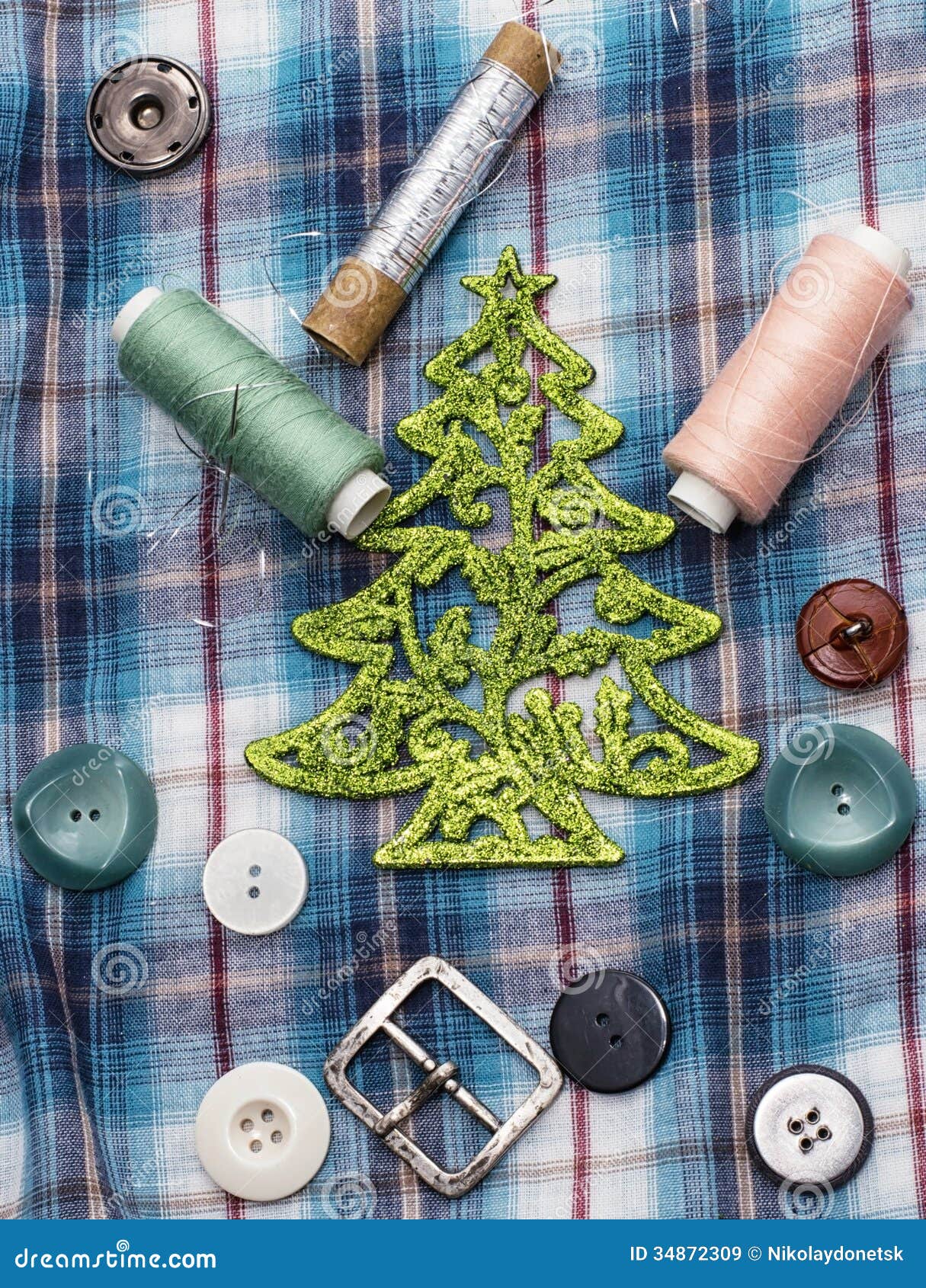 Handmade and needlework stock image. Image of button - 34872309