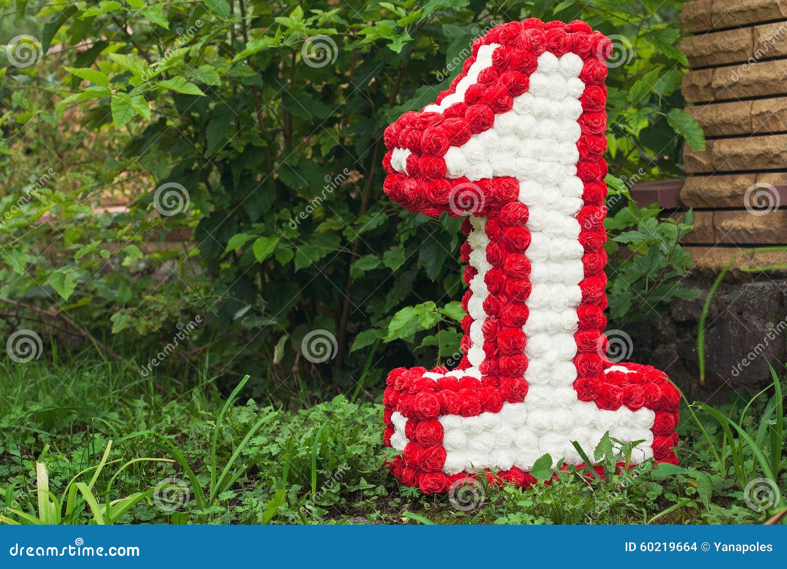 Handmade number one stock photo. Image of decoration - 60219664