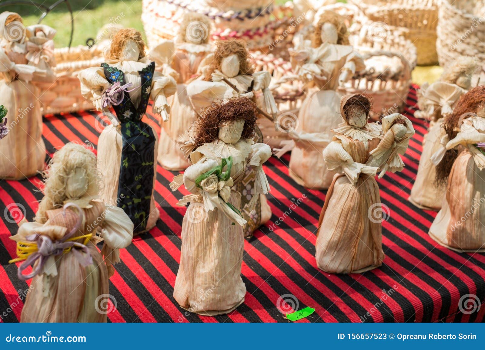 Handmade Objects Made from Corn Leaves Editorial Stock Photo - Image of ...