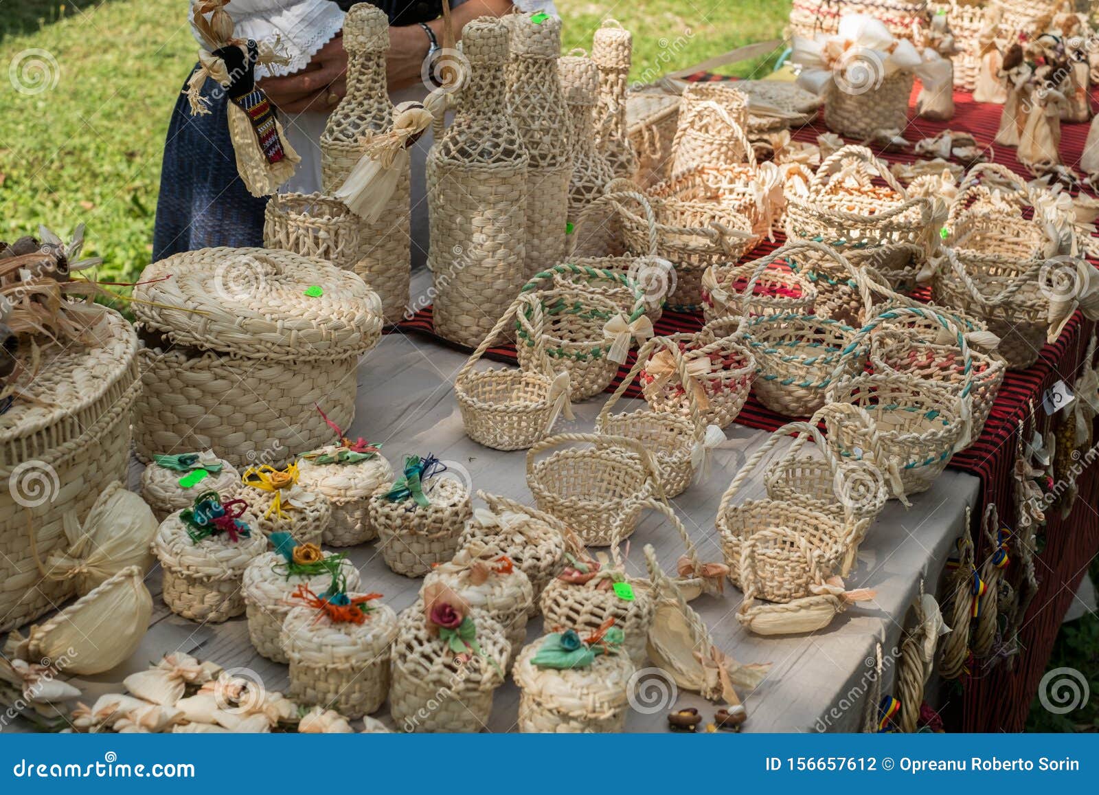 Handmade Objects Made from Corn Leaves Editorial Photography - Image of ...