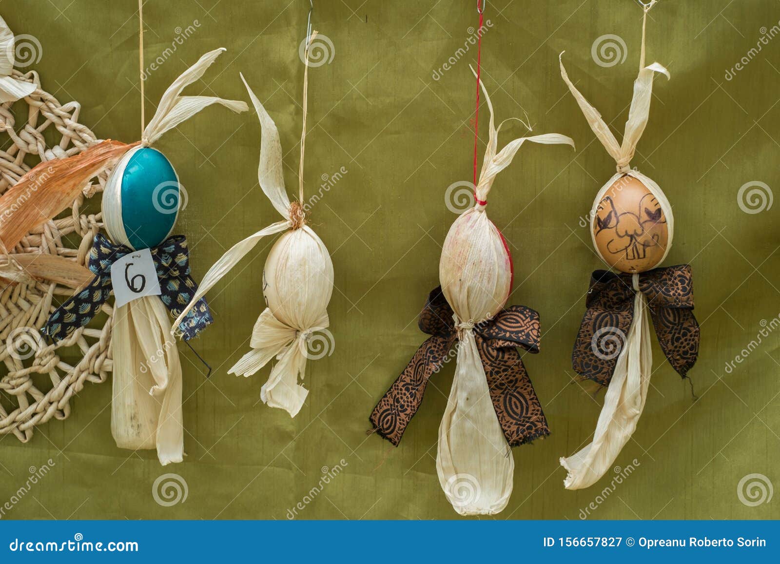 Handmade Objects Made from Corn Leaves Stock Image - Image of museum ...